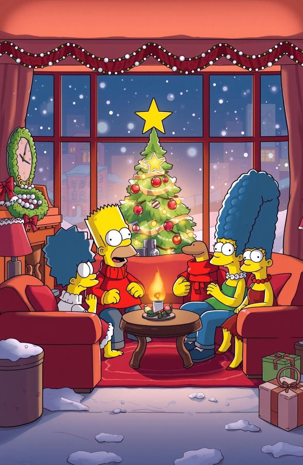🔥 Free Download Simpsons Christmas Wallpaper by @dcoleman | WallpaperSafari