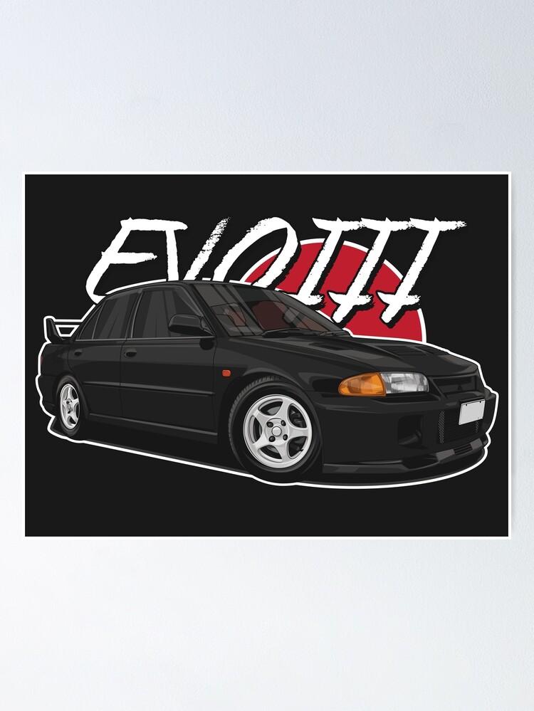🔥 Free Download Mitsubishi Lancer Evolution Evo Poster By Carvect Id by ...