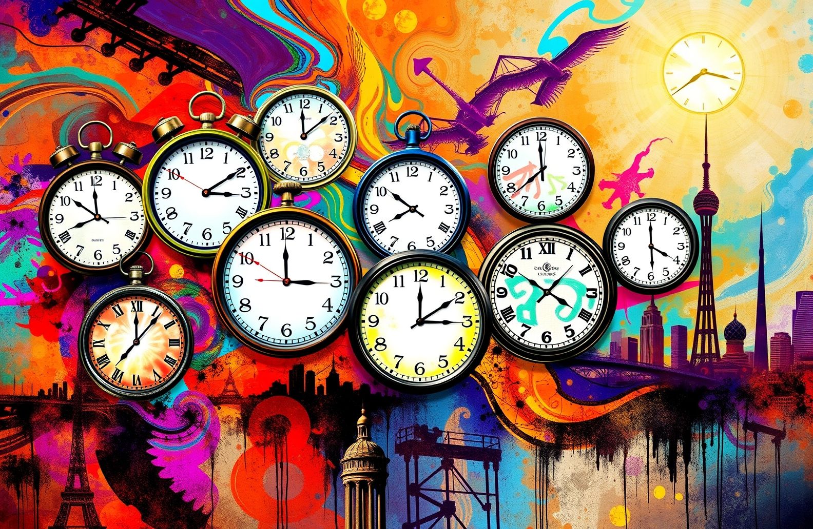 🔥 Free Download Time Zone Clock Wallpaper by @christinewhite ...