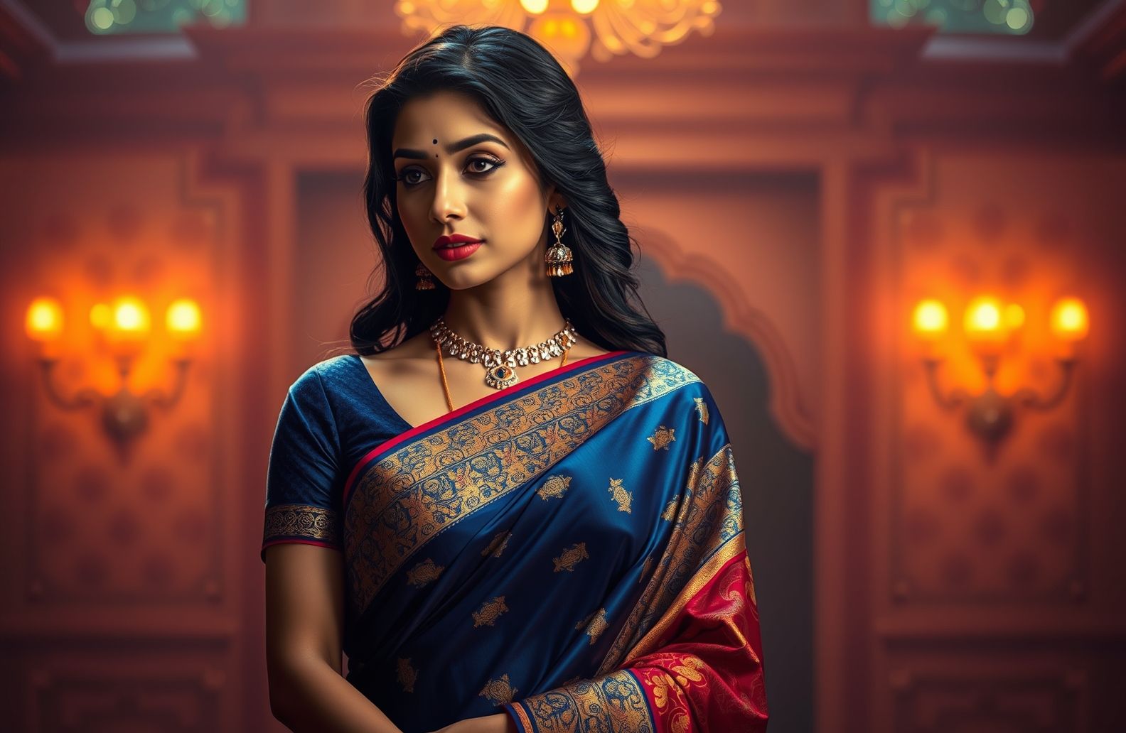 🔥 Free Download Saree Actress Hd Wallpaper 1080p by @michaelg15 ...