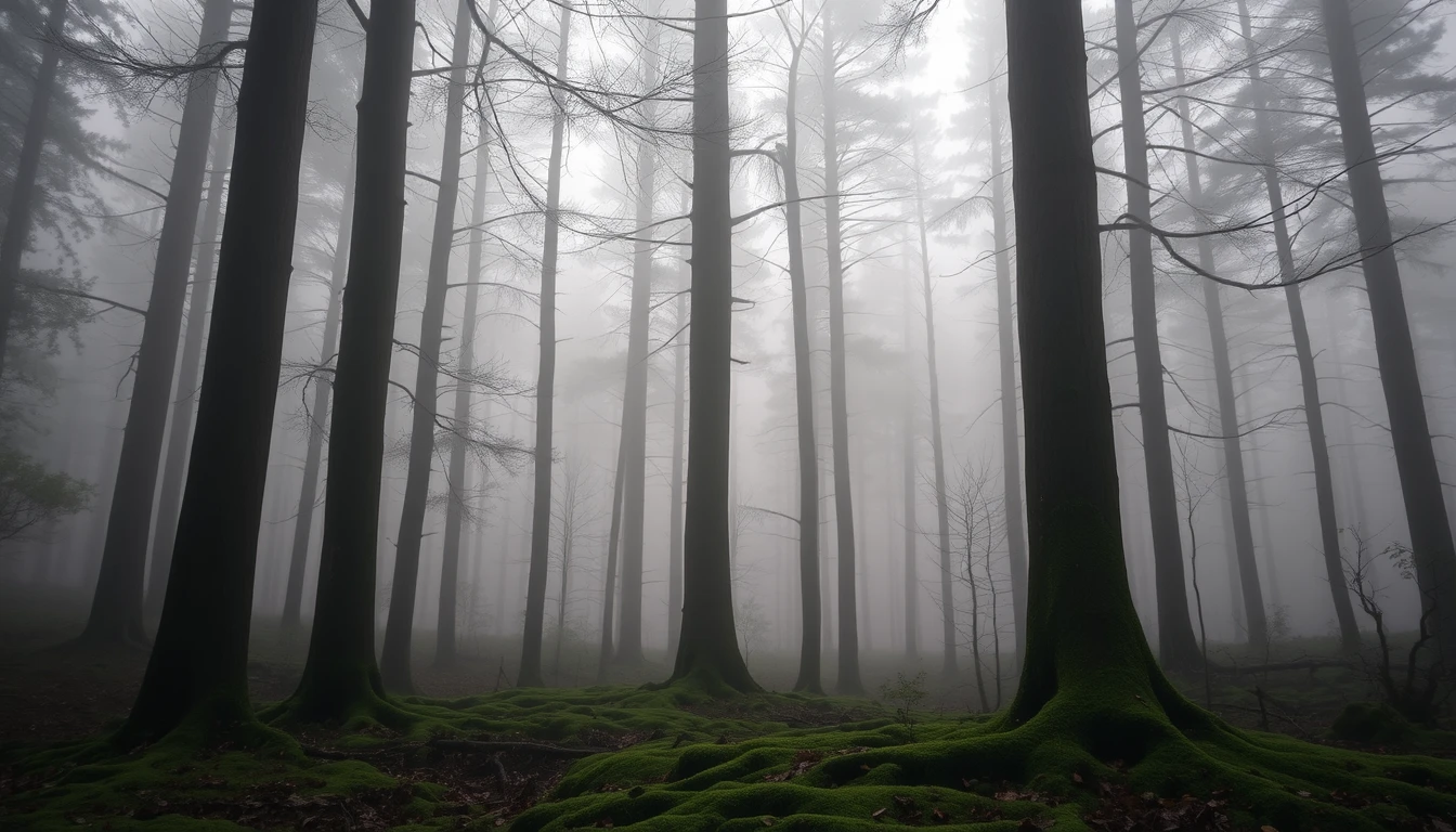 🔥 Download Foggy Forest Wallpaper by @pbates | Foggy Forest Wallpapers ...