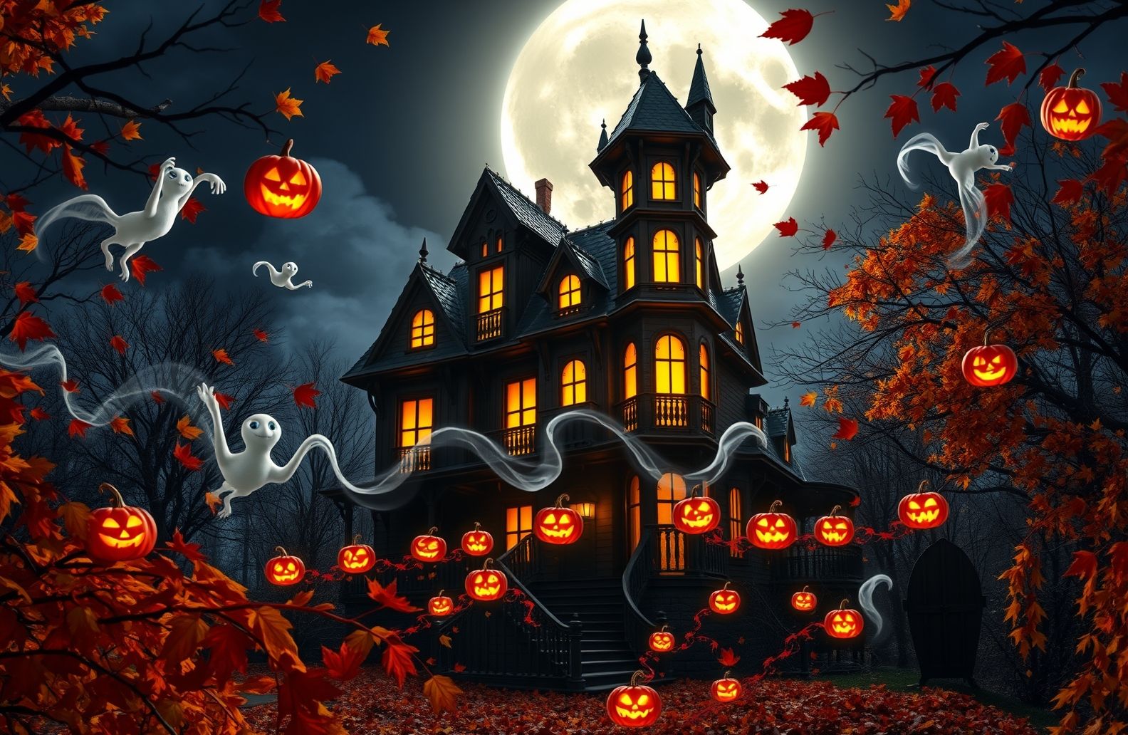 🔥 Free Download Halloween Screensavers And Wallpaper by @cherylm ...