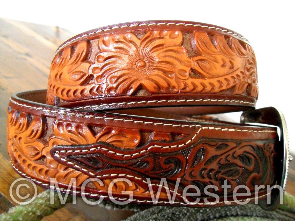 Tooled Western Wallpaper