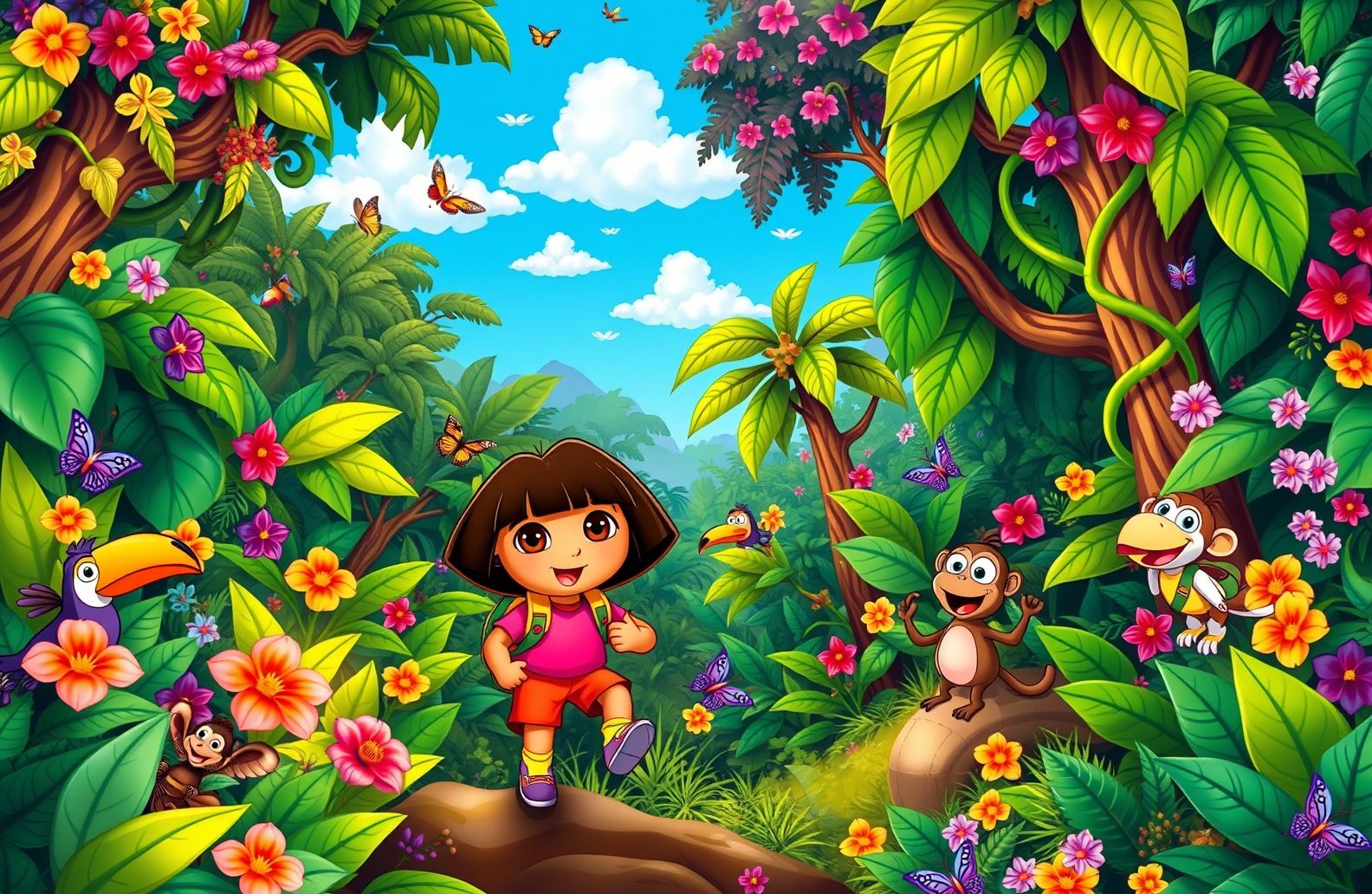 🔥 Free Download Dora The Explorer Wallpaper by @robinw66 | WallpaperSafari