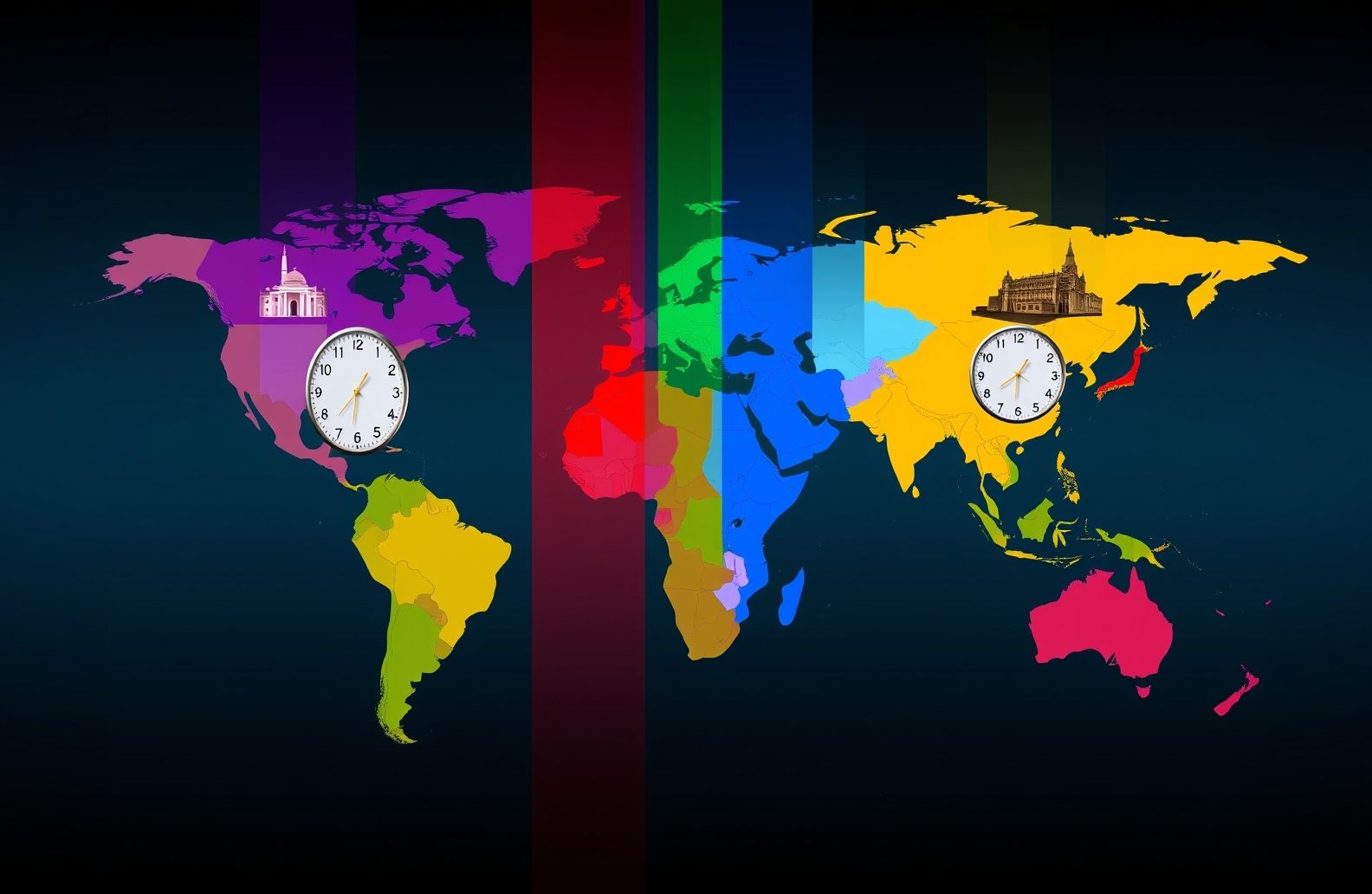 🔥 [50+] World Map Time Zones Wallpapers | WallpaperSafari