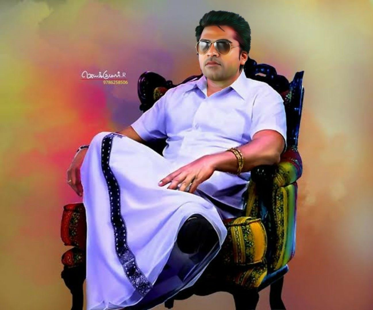 🔥 Free Download Str Simbu Silambarasan Actor Maanaadu Maanadu Fan Made ...