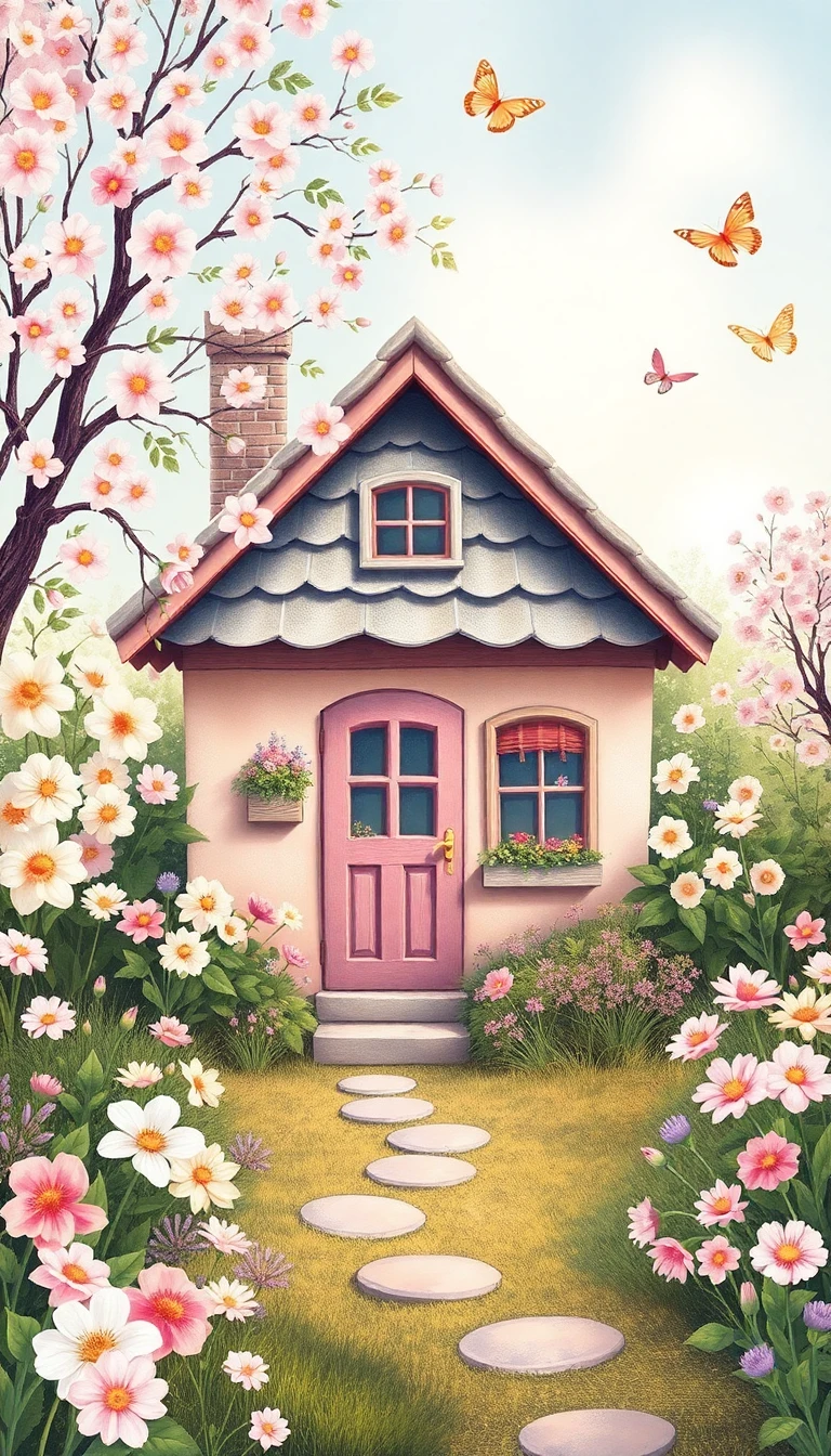 🔥 Free Download Springtime Cottage Wallpaper by @achapman57 ...