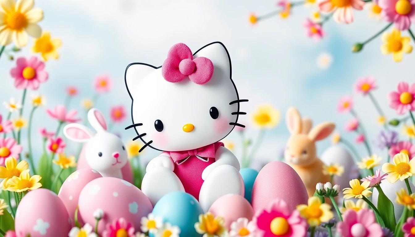 🔥 Free Download Hello Kitty Easter Wallpaper by @danam | WallpaperSafari