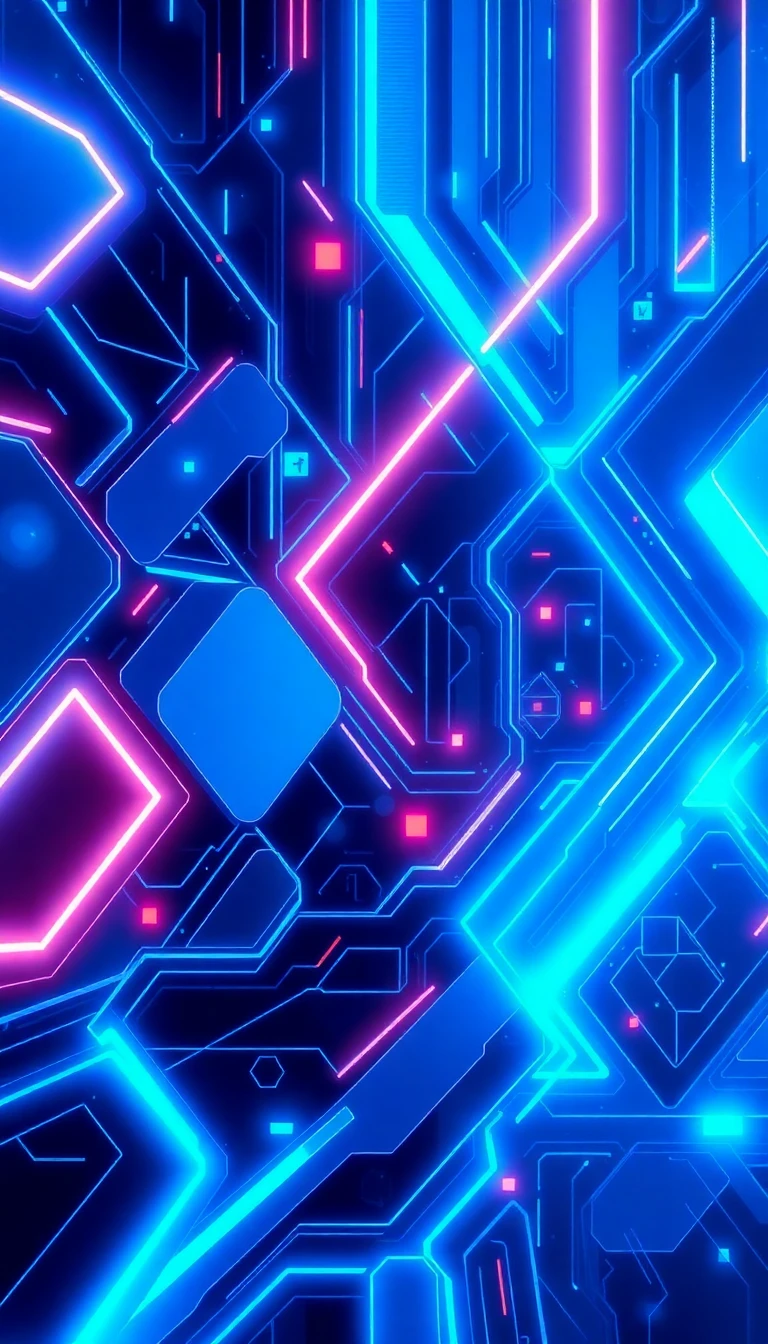 🔥 Free Download Blue Techno Wallpaper by @melaniewood | WallpaperSafari