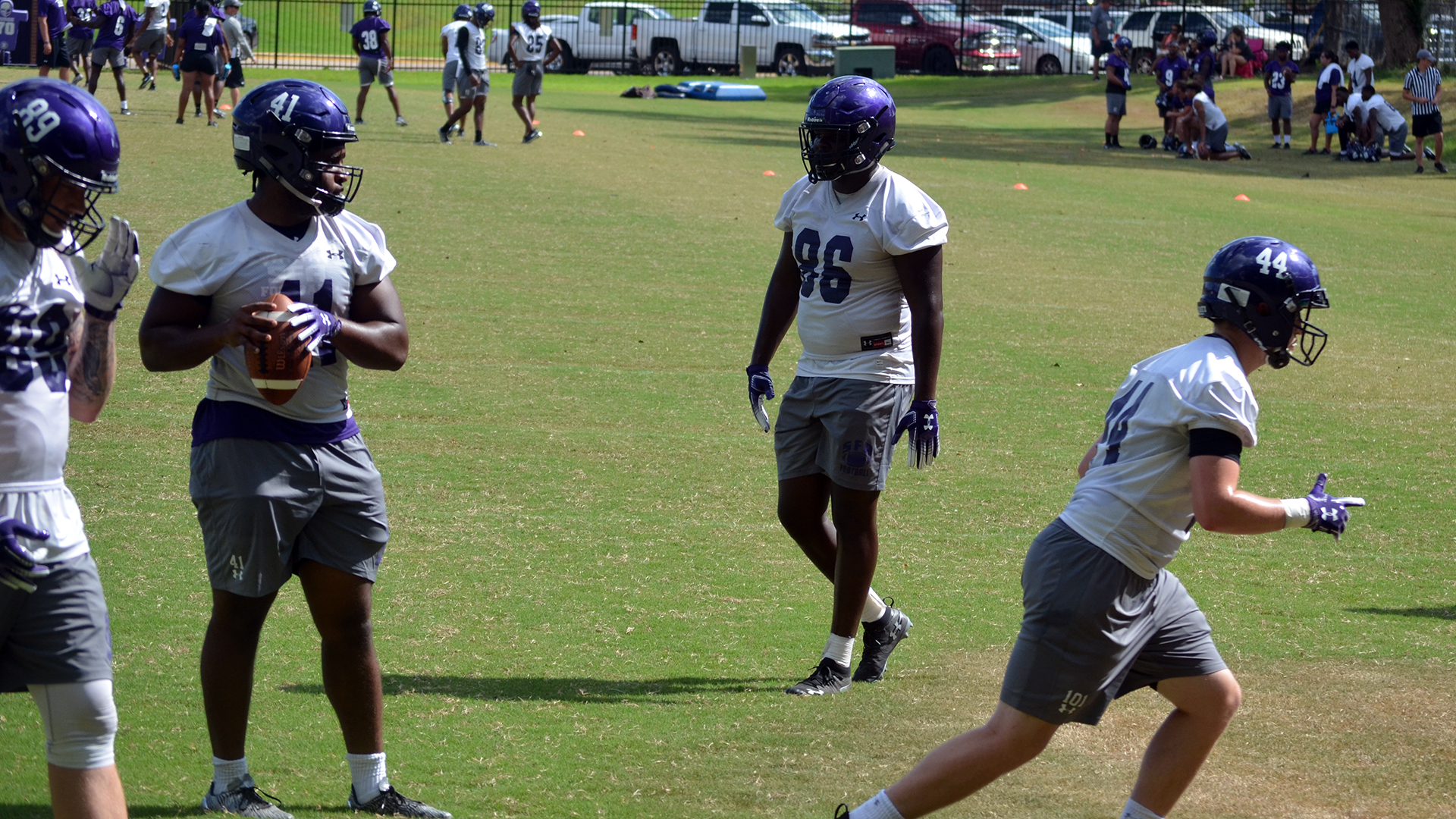 🔥 Free Download Donte Coleman Football Stephen F Austin State ...