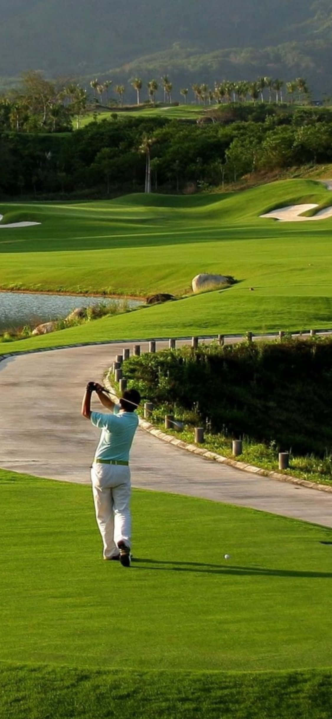 🔥 Free Download Iphone X Golf Course Background Wallpaper by ...
