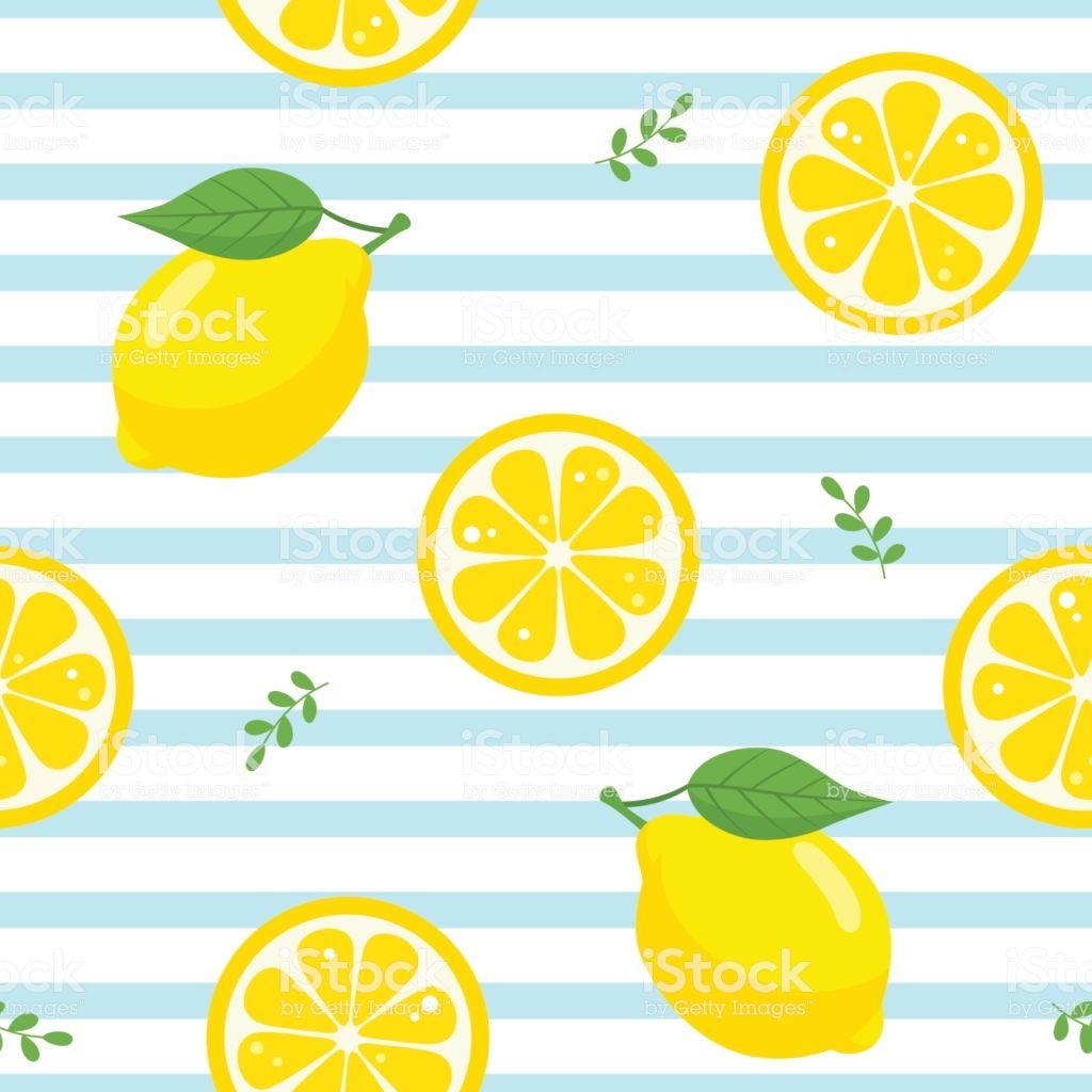 🔥 Free Download Lemon Seamless Pattern Stripe Design Summer Fruit ...