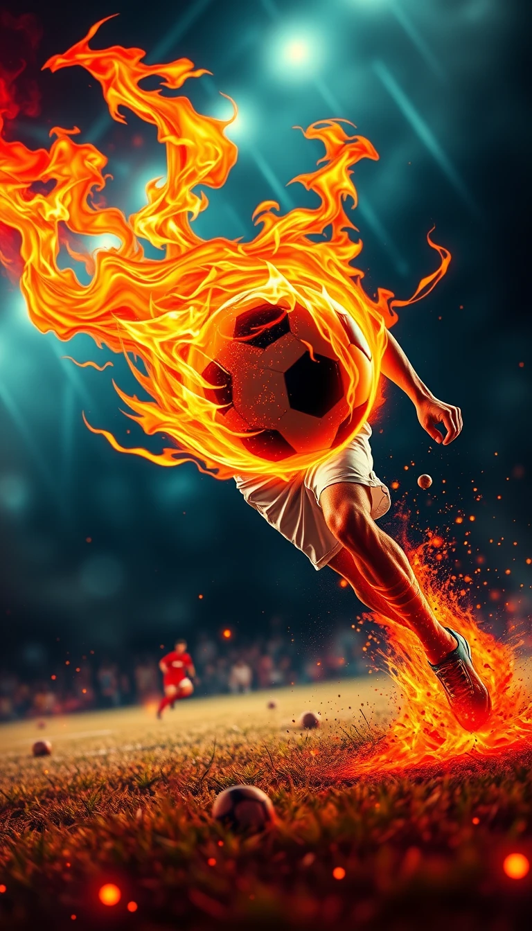 🔥 Free Download Flaming Soccer Ball Wallpaper by @bwinters51 ...