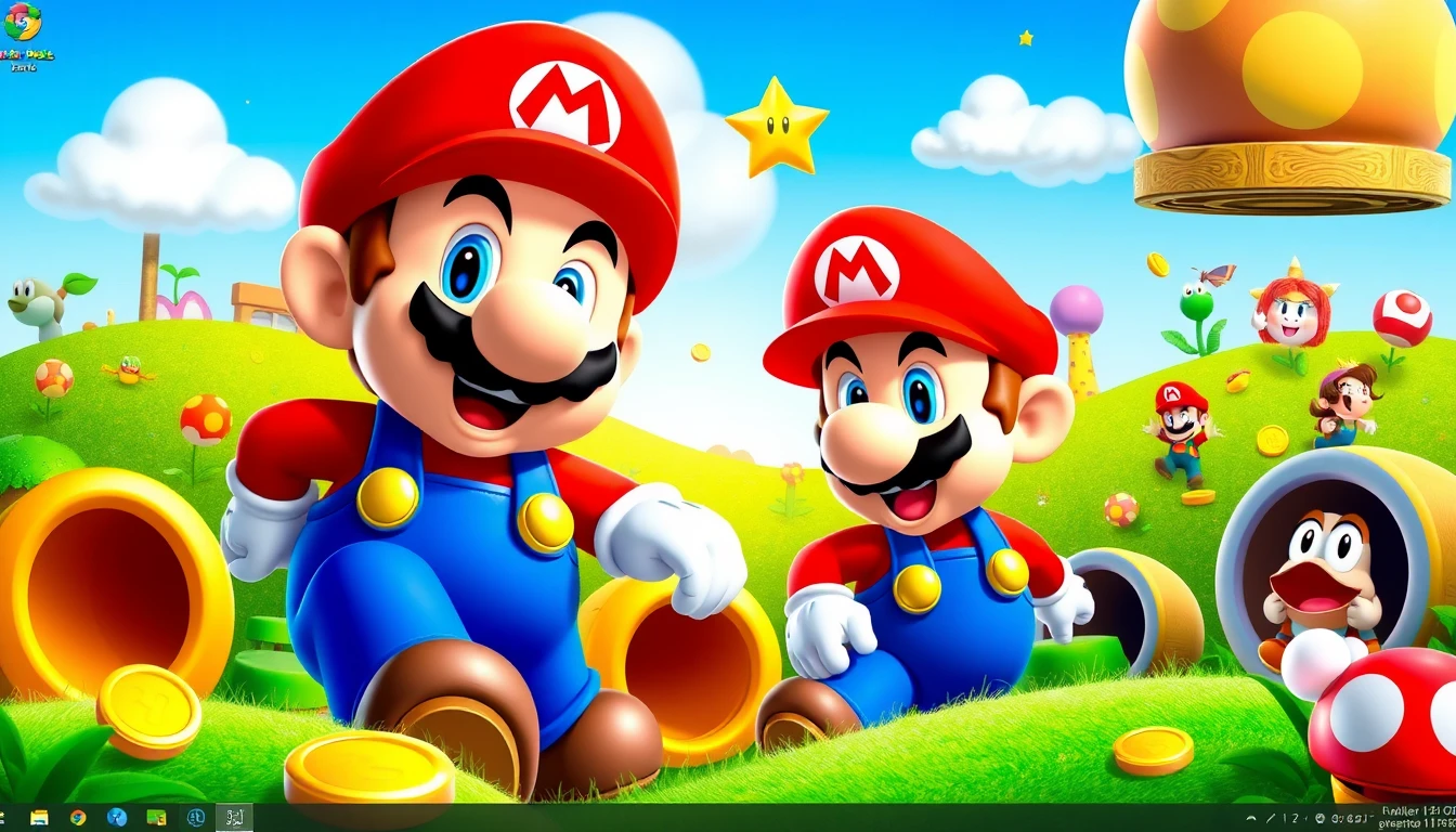 🔥 Download Mario Desktop Background by @johnbennett on WallpaperSafari