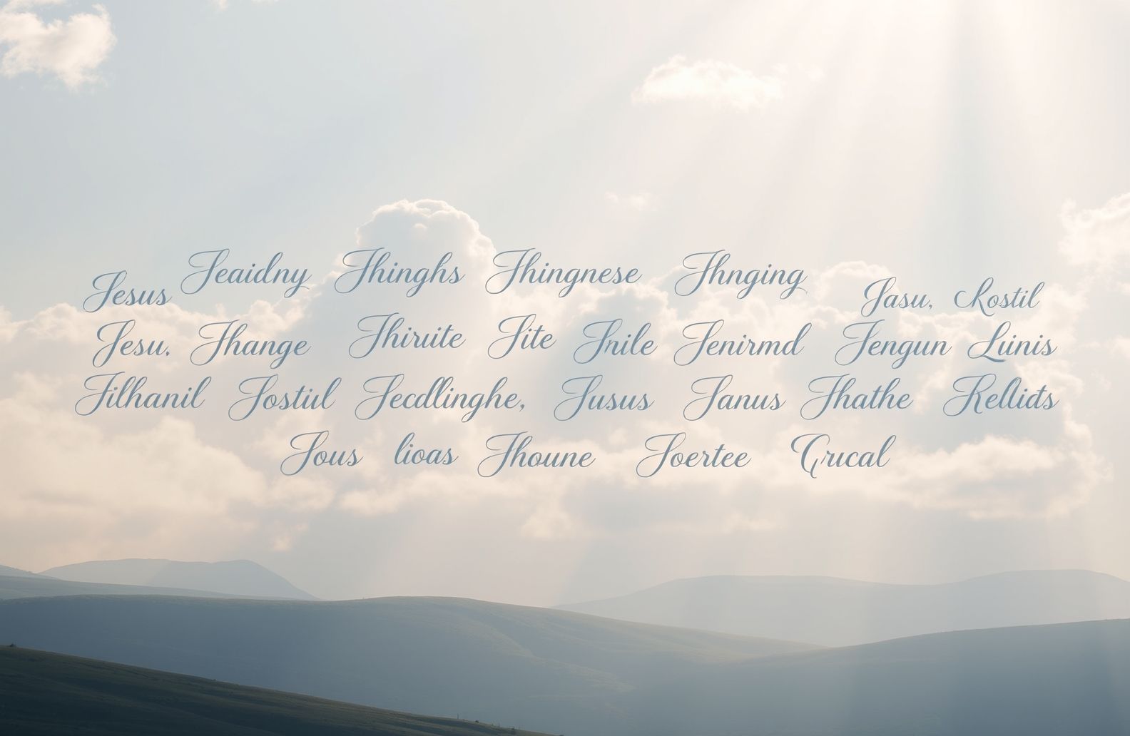 🔥 Free Download Names Of Jesus Wallpaper by @jodyneal | WallpaperSafari