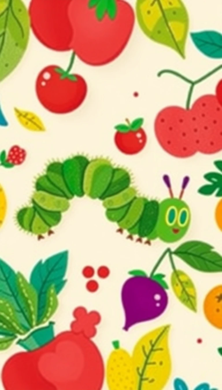 🔥 Free Download The Very Hungry Caterpillar Wallpaper by @teresaw53 ...