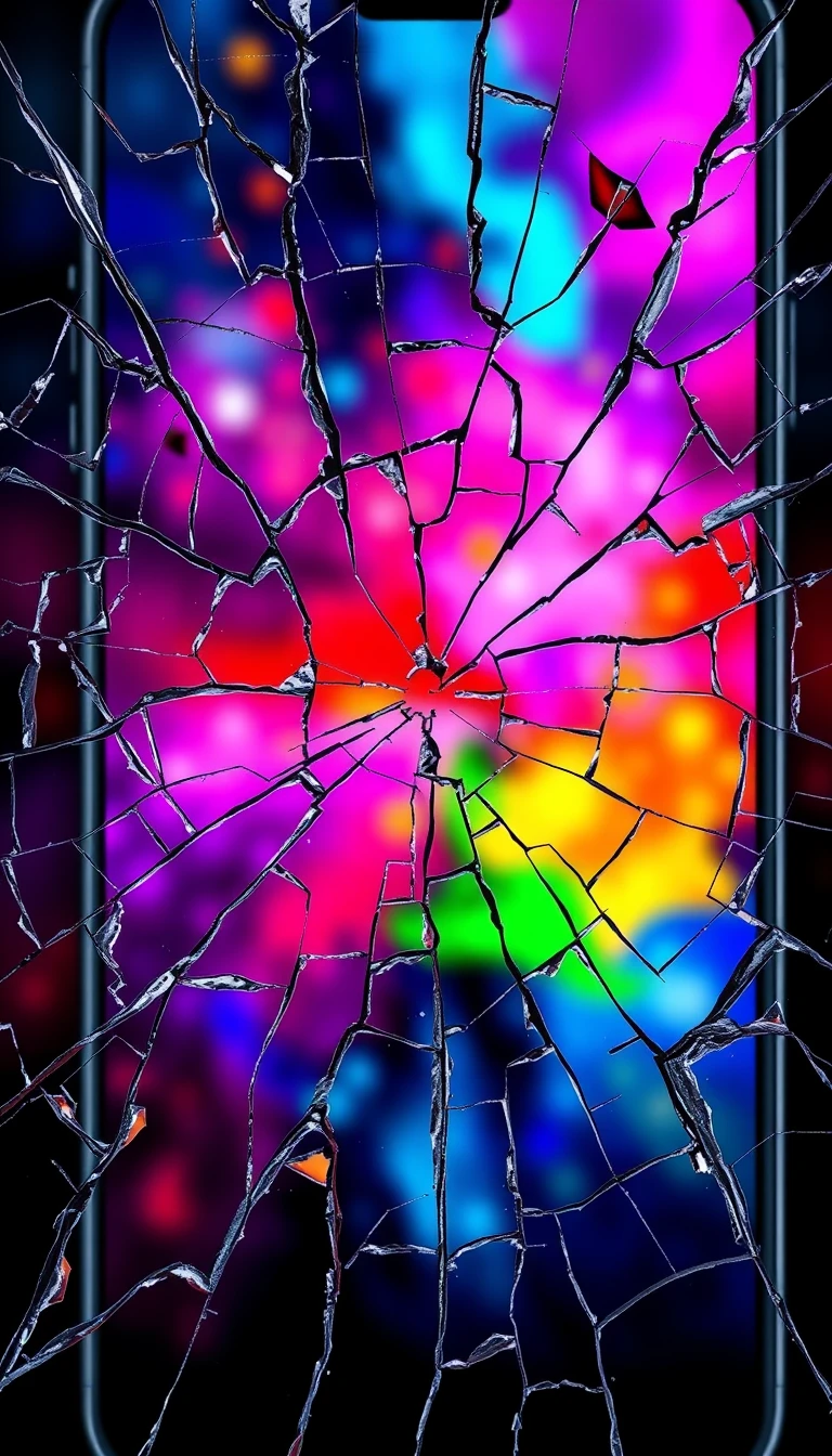 🔥 Free Download Cracked Phone Screen Wallpaper by @angelaj ...