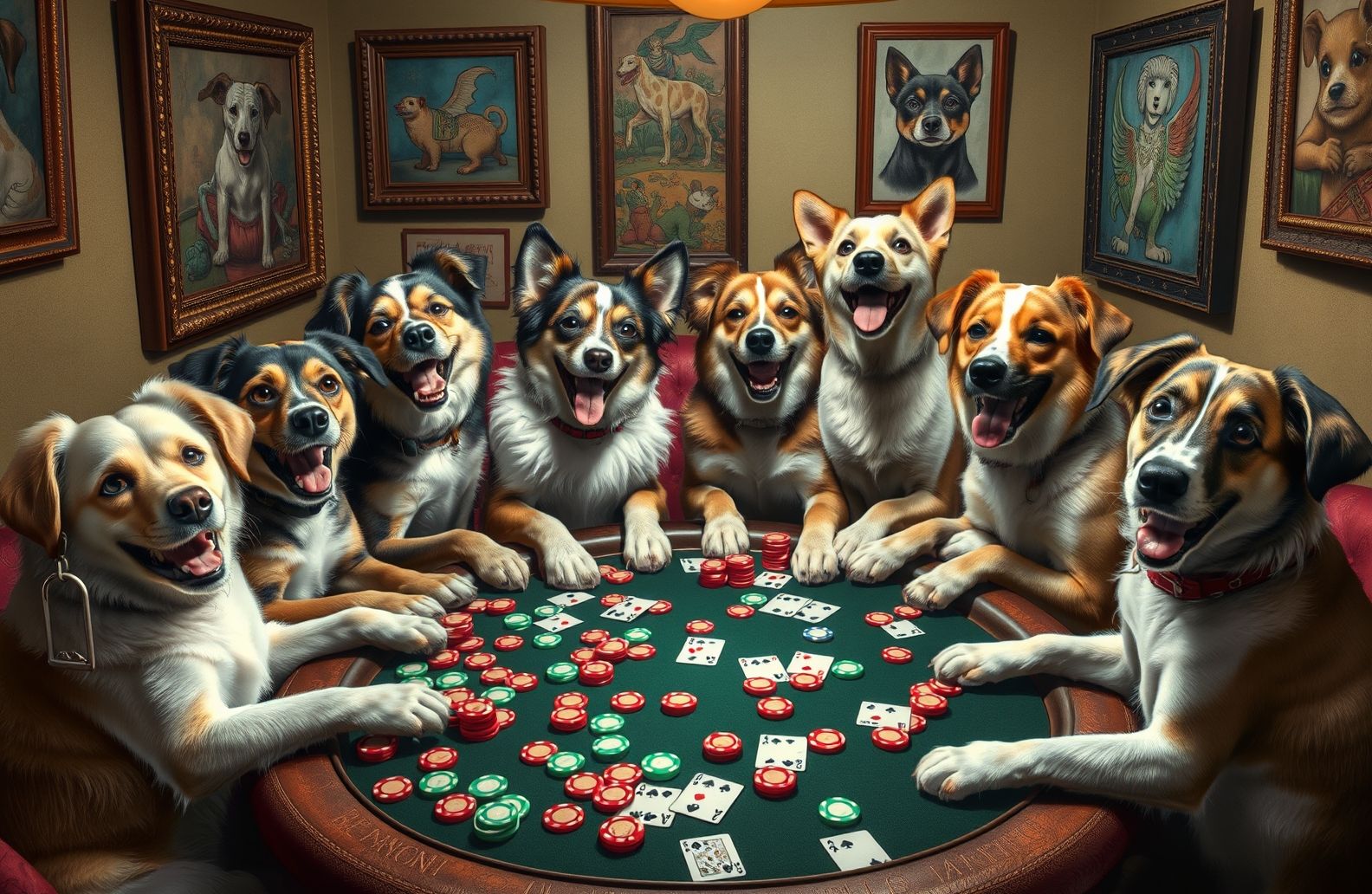 🔥 Free Download Dogs Playing Poker Wallpaper by @cshah | WallpaperSafari