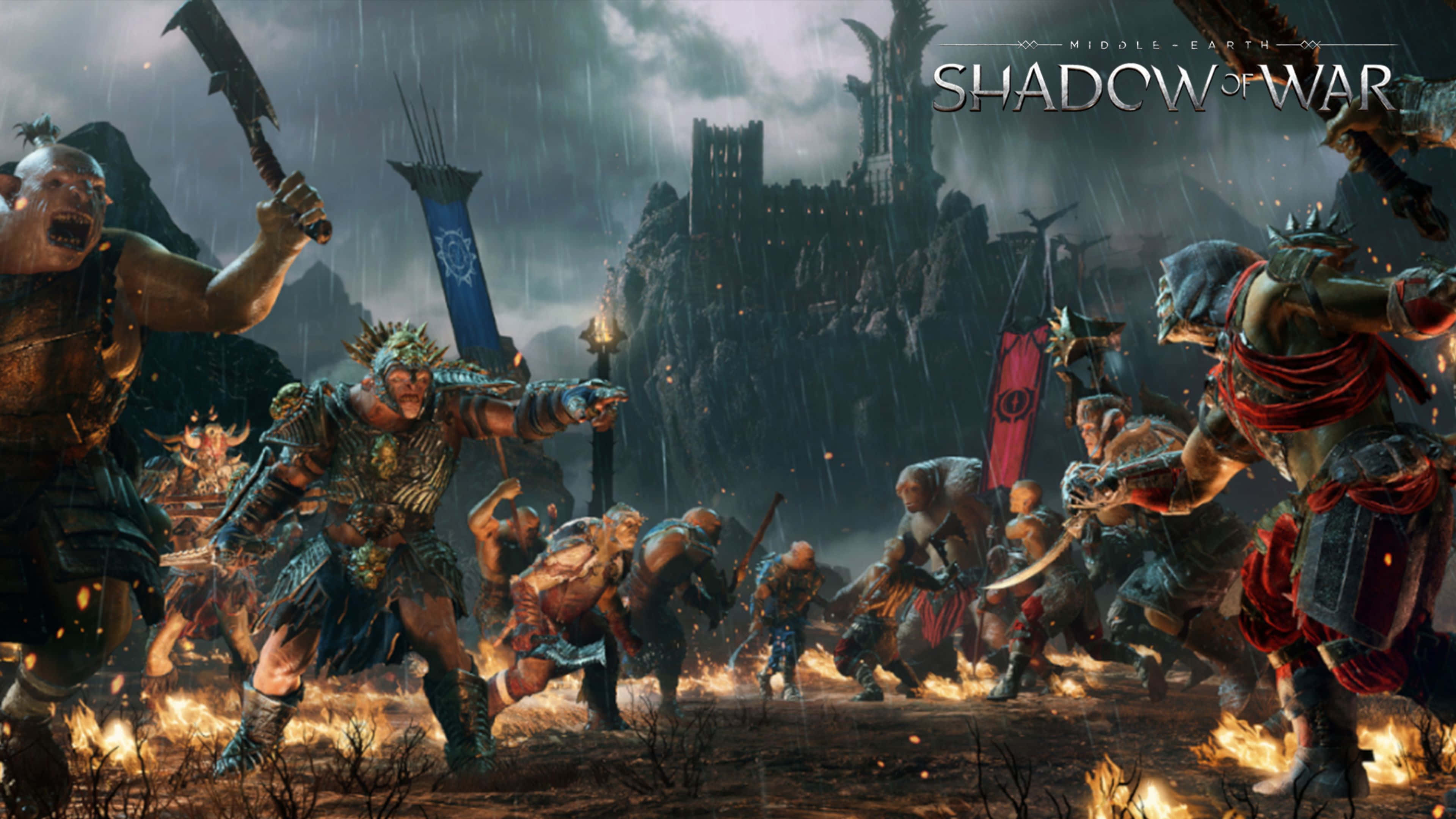 🔥 Free Download Epic Showdown In Shadow Of War 4k Wallpaper by @roybuck ...