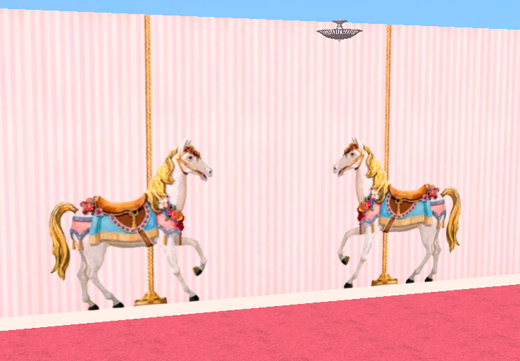 Free download Decorline Carousel Jungle Friends Wallpaper Border Pink ...