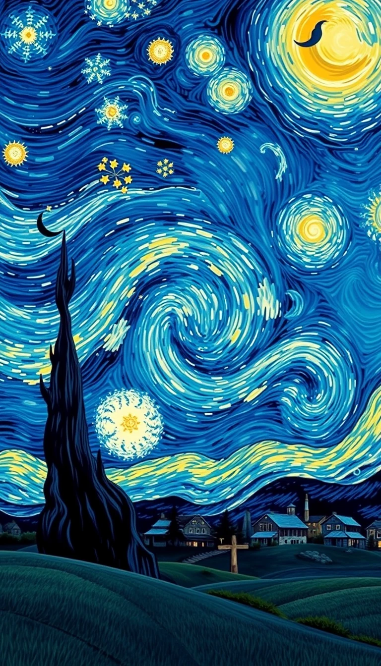 🔥 Free Download Starry Night Phone Wallpaper by @martinm74 ...