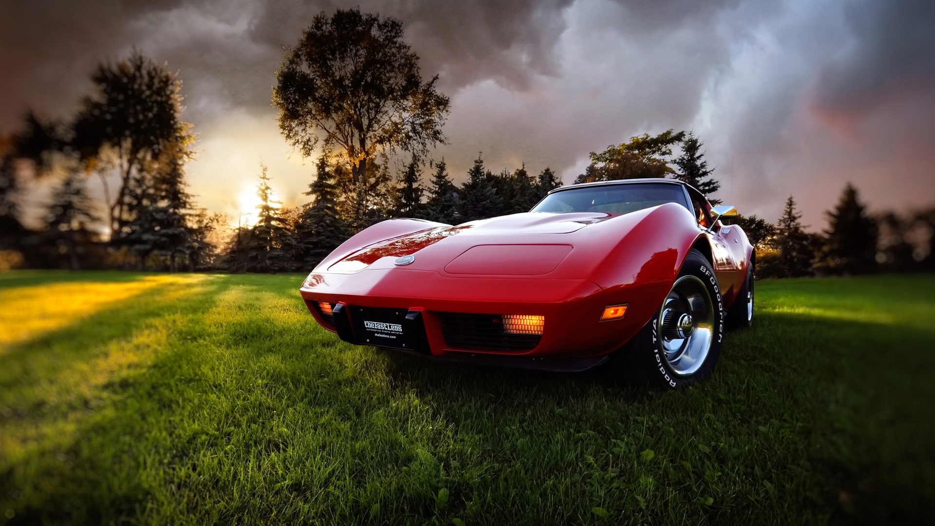 🔥 Free Download Corvette Auto Red Wallpaper Desktop by @dianejones ...