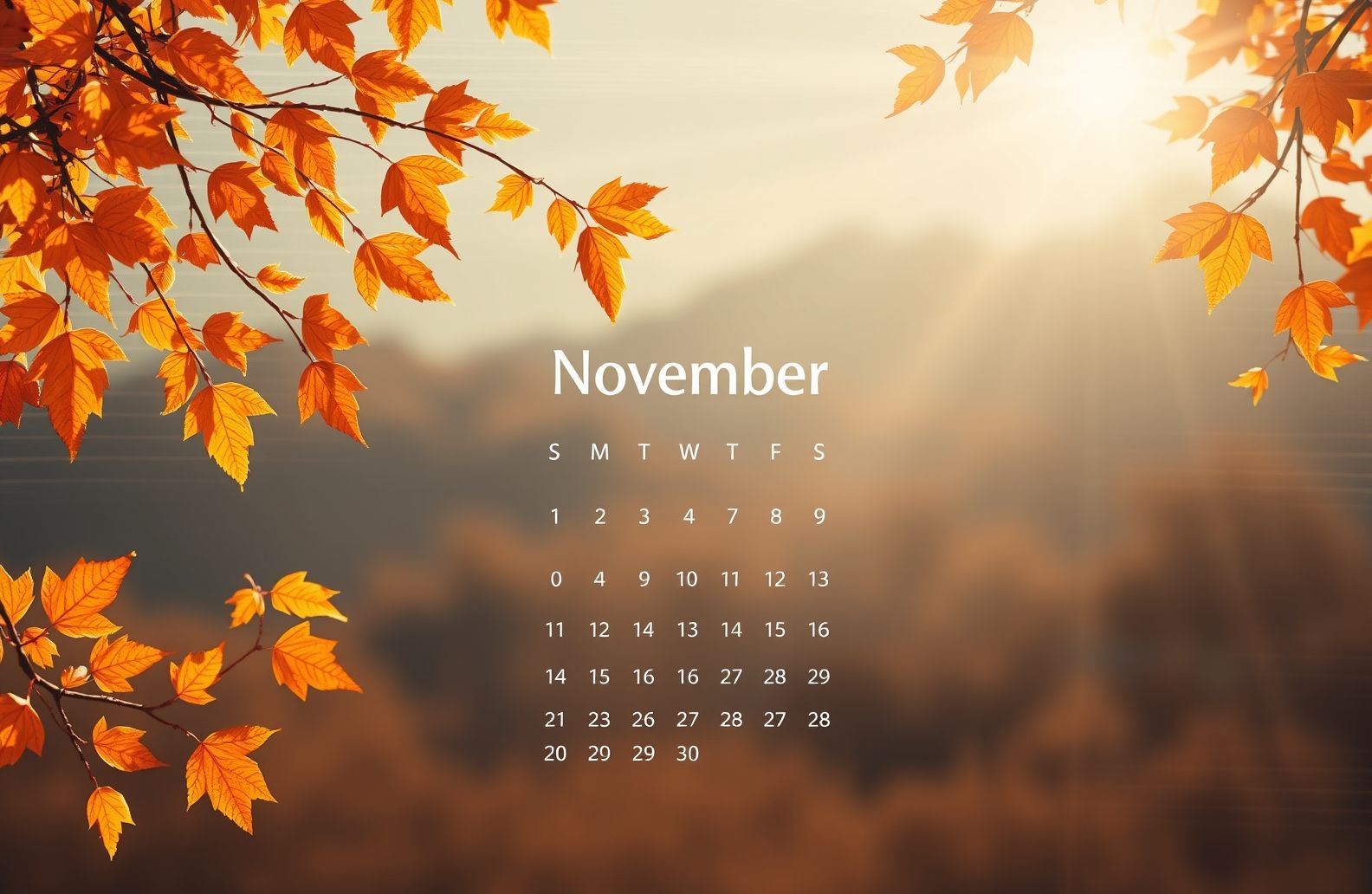 🔥 Free Download November Calendar Hd Wallpaper Net by @erictucker ...