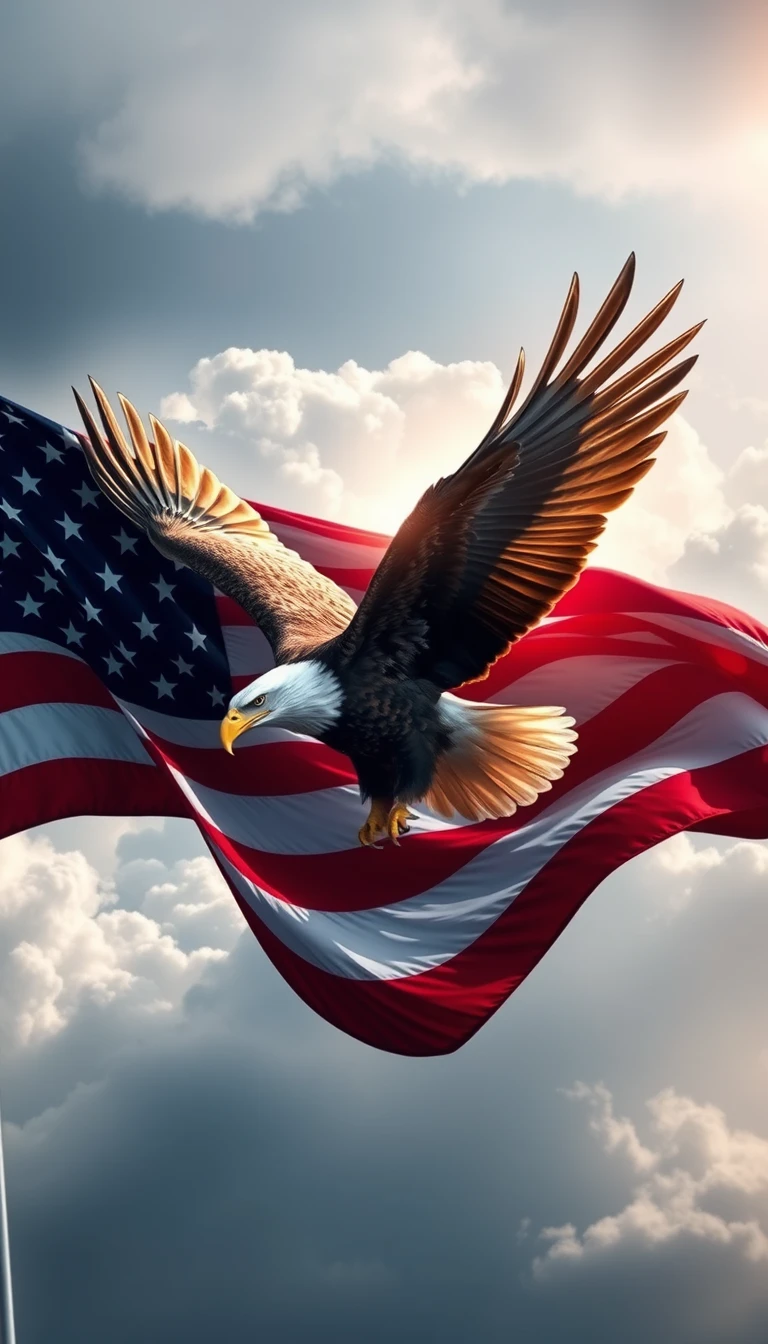 🔥 Free Download American Flag With Eagle Wallpaper by @gregoryh33 | WallpaperSafari