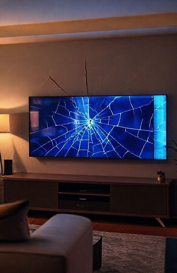 🔥 Free Download Cracked Tv Screen Prank Wallpaper by @erichernandez ...