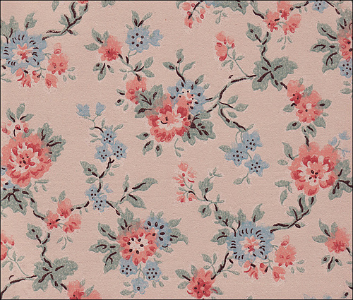 Free download Wallpaper pattern from the book Sears harmony house ...