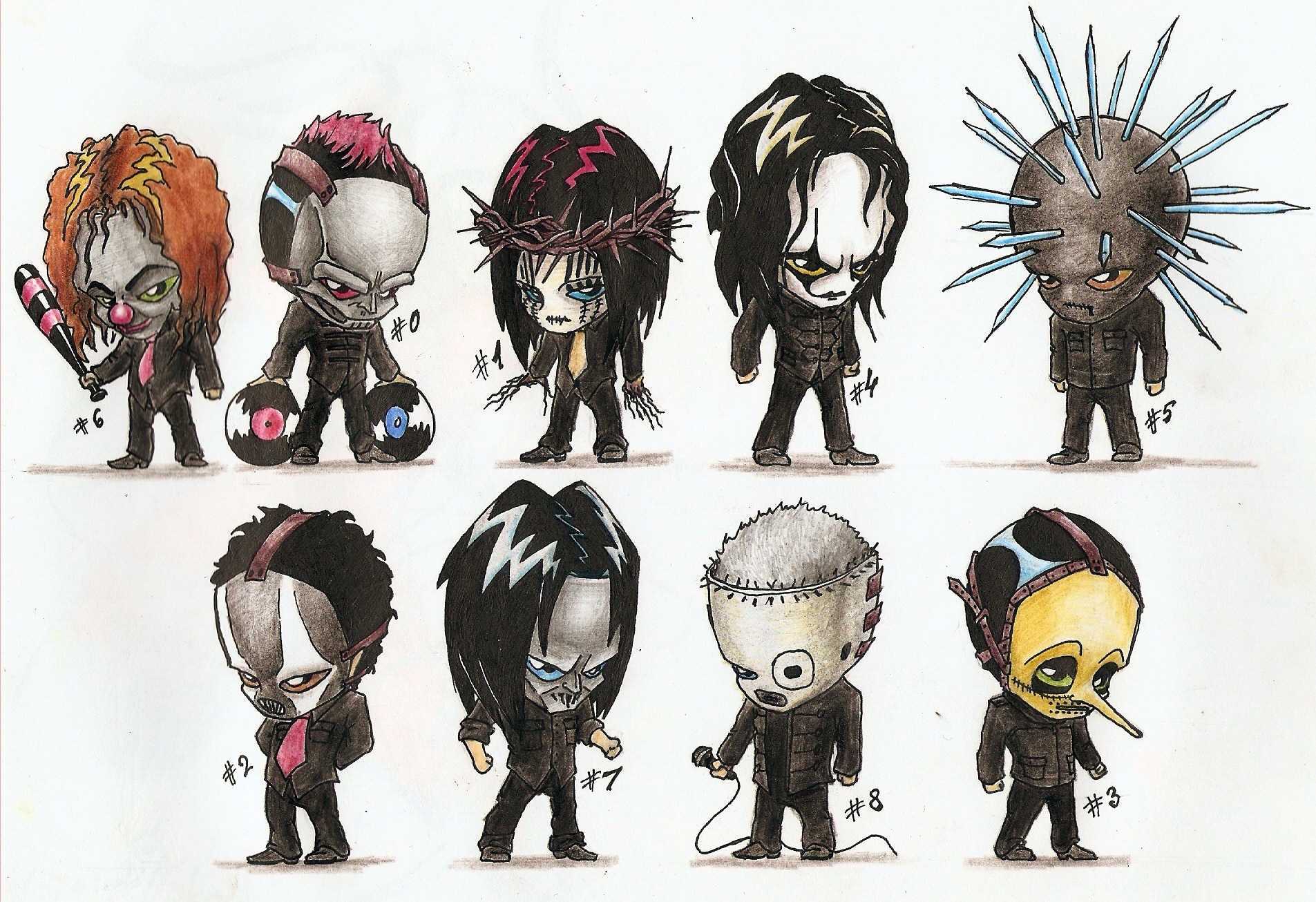 🔥 Free Download Chibi Slipknot By | WallpaperSafari
