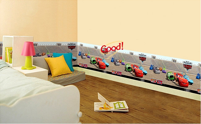 Race Track Wallpaper Border