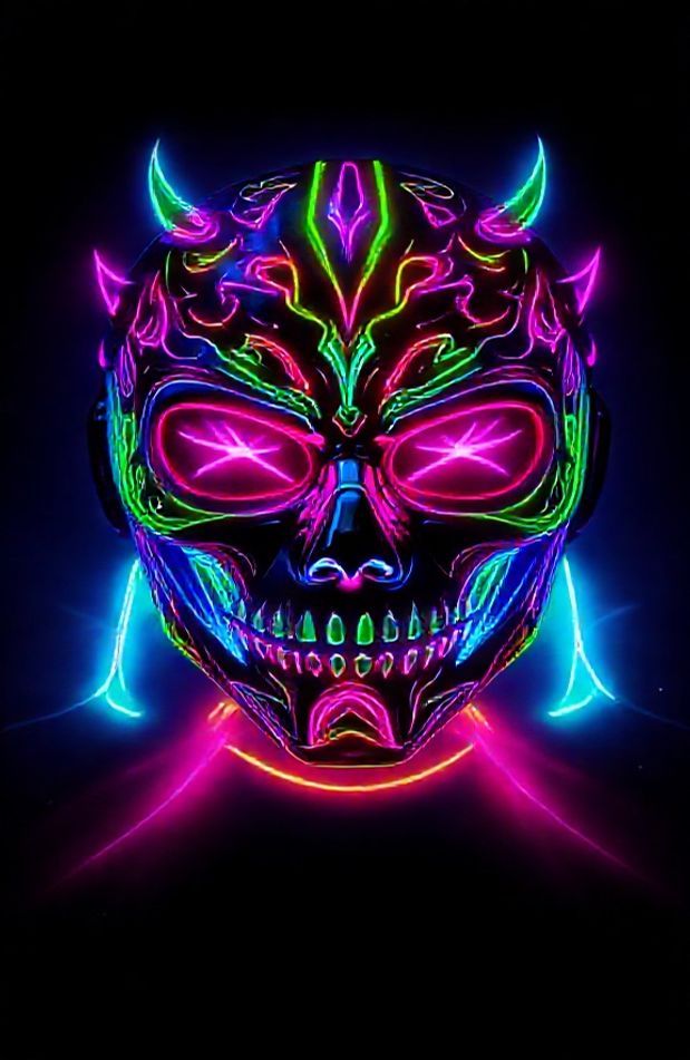 🔥 [40+] Neon Mask Wallpapers | WallpaperSafari