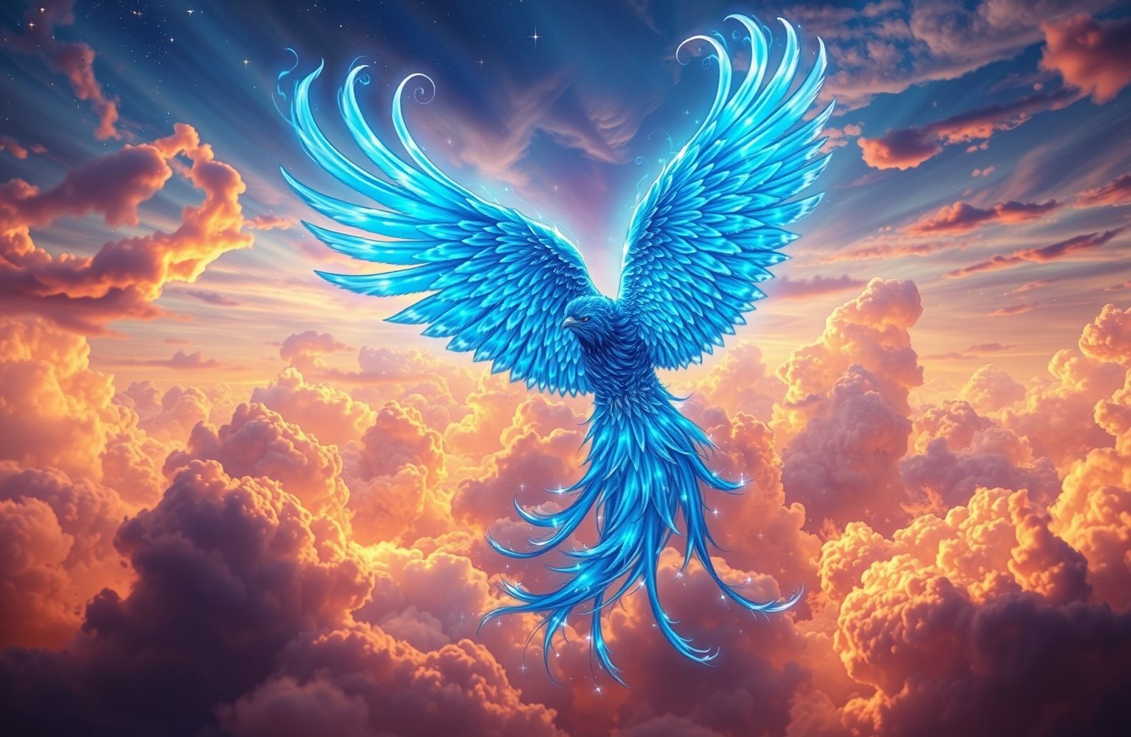 🔥 Free Download Blue Phoenix Bird Wallpaper Image High Quality Pictures ...