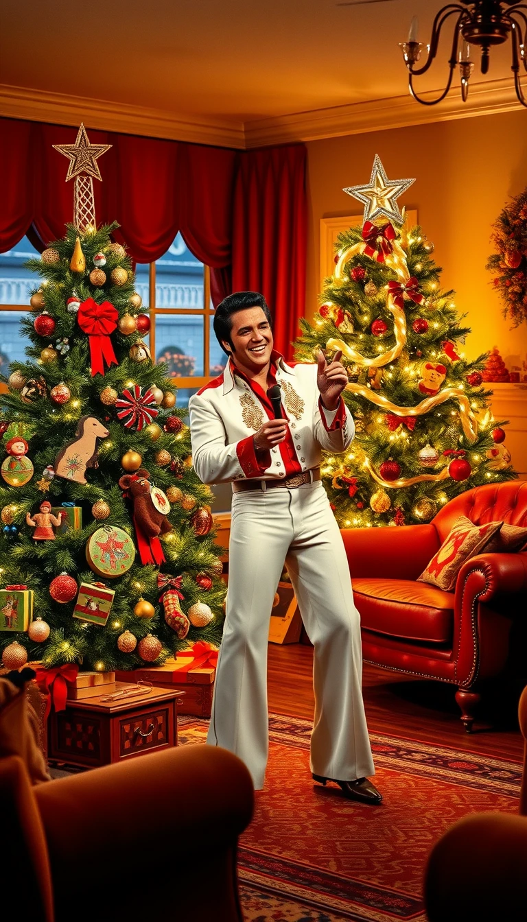 🔥 Free Download Elvis Christmas Wallpaper by @rachelfriedman ...