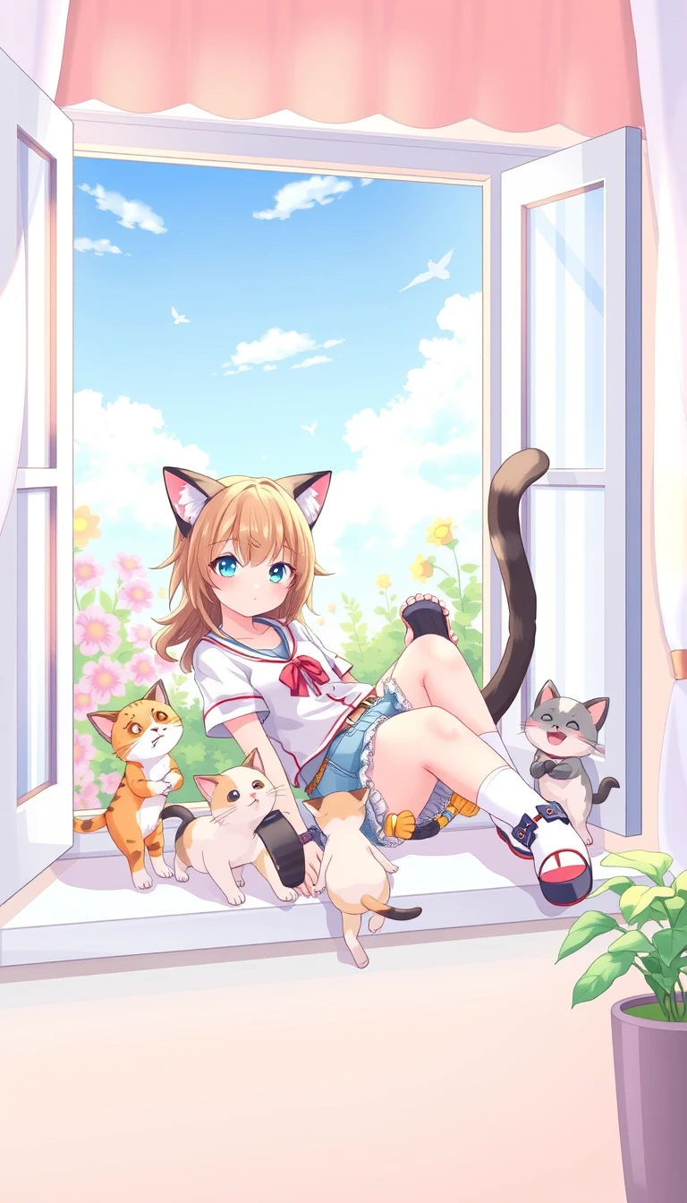 🔥 Free Download Cat Girl Phone Wallpaper by @karid91 | WallpaperSafari