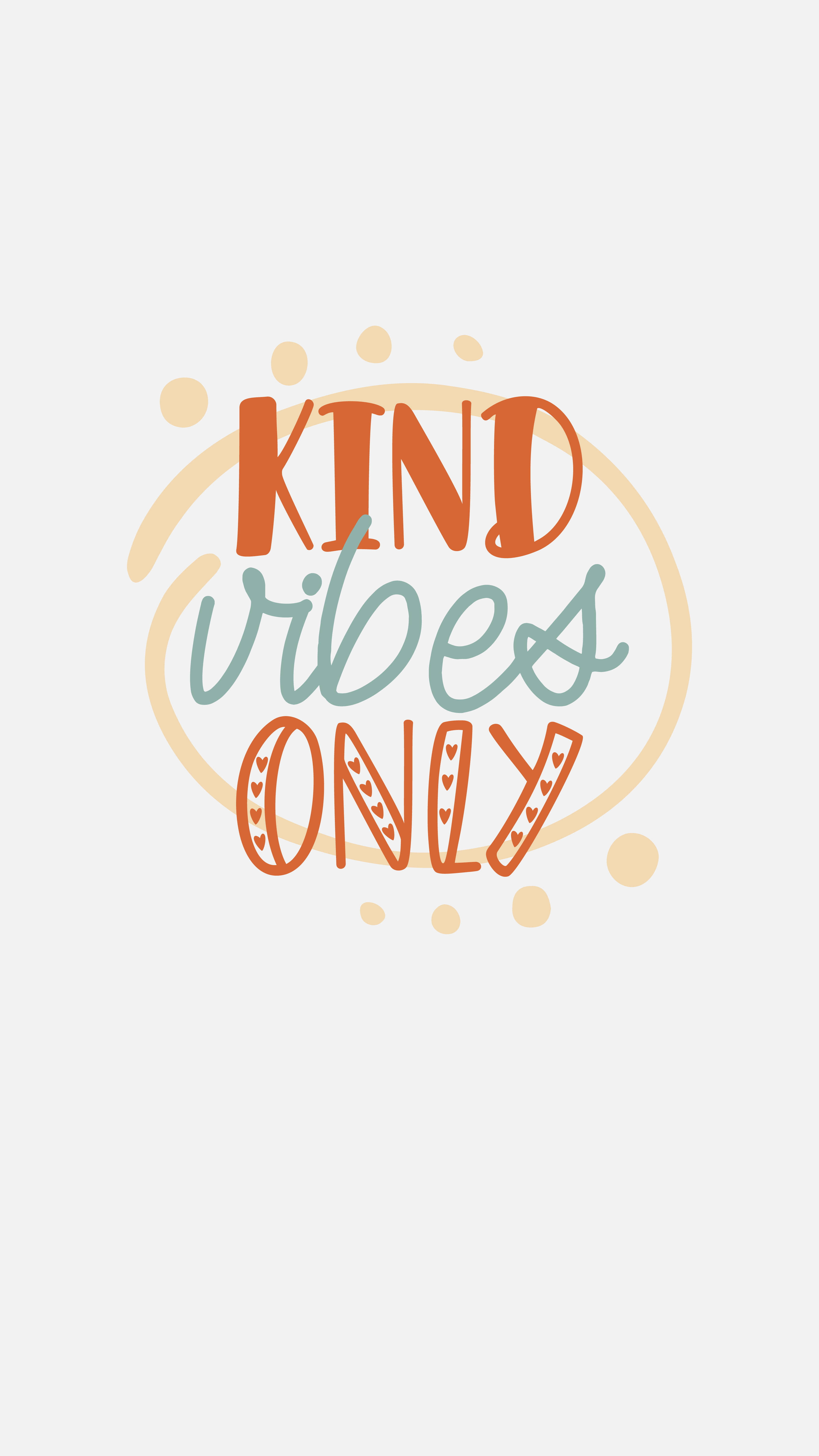 🔥 Free Download Kind Vibes Motivational Quotes Aesthetic Wallpaper by ...