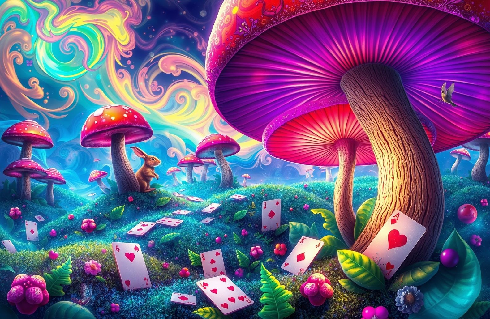 🔥 Free Download Trippy Alice In Wonderland Wallpaper by @roserowe ...