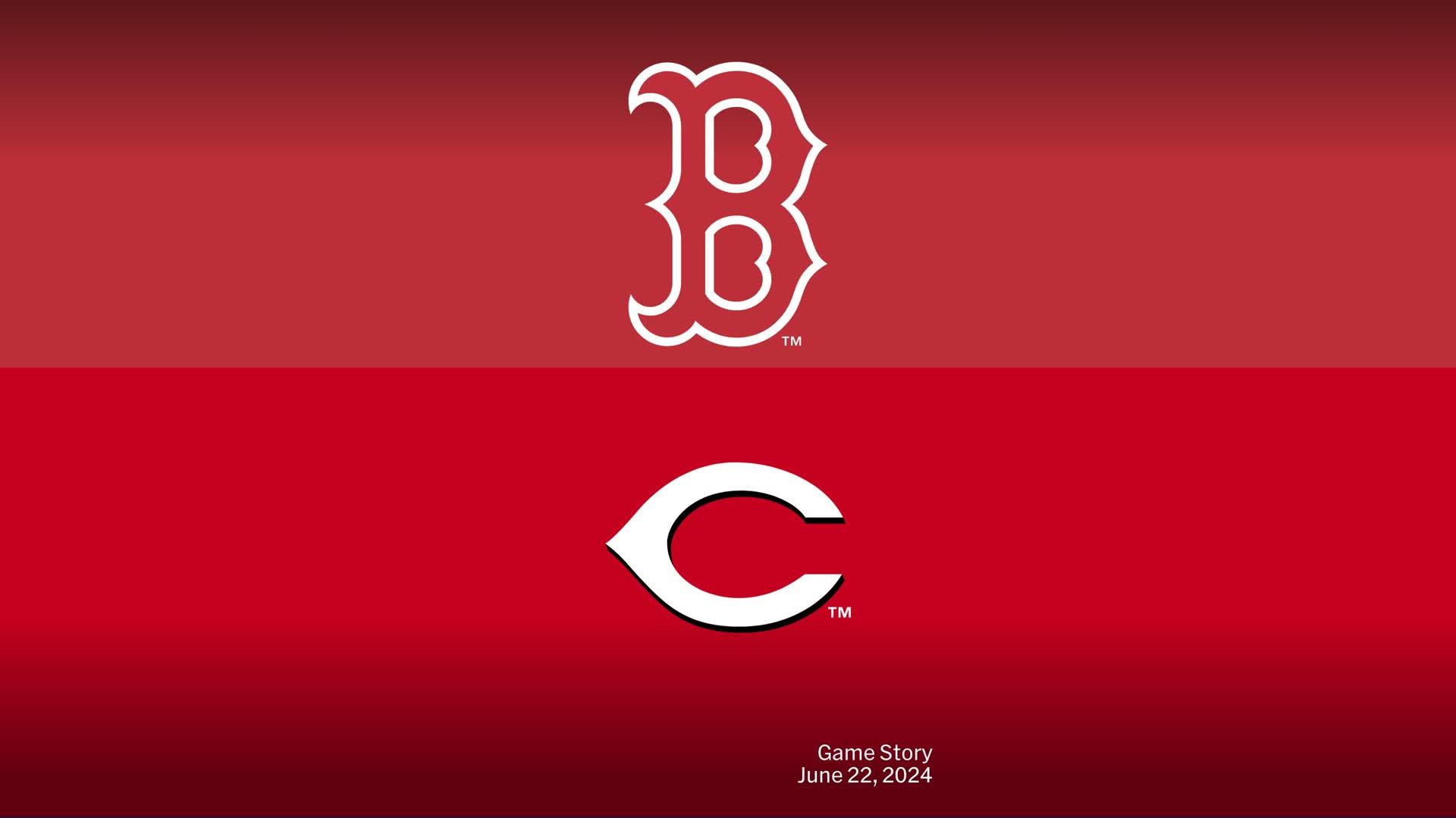 🔥 Free Download Boston Red Sox At Cincinnati Reds Game Story Scores ...