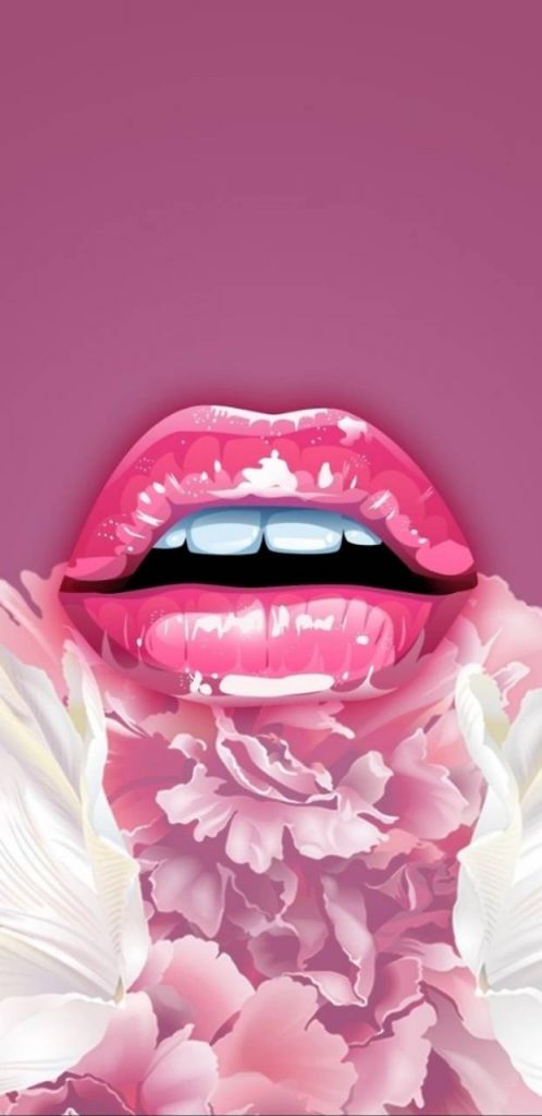 🔥 Free Download Pink Lips Wallpaper Cool Background by @carlosh ...