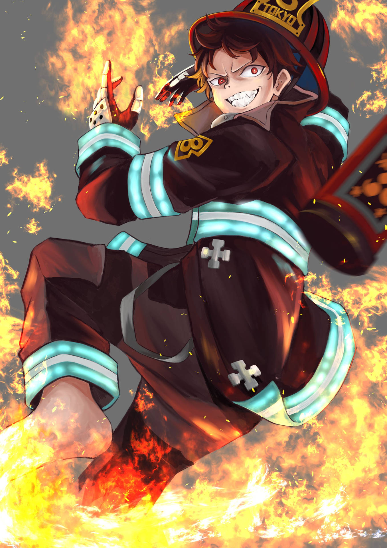 🔥 [50+] Fire Force Wallpapers | WallpaperSafari