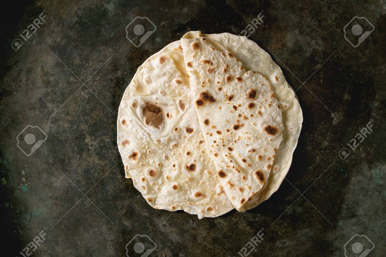 Free download Homemade Pita Or Chapati Flatbread Flapjack Over Dark ...