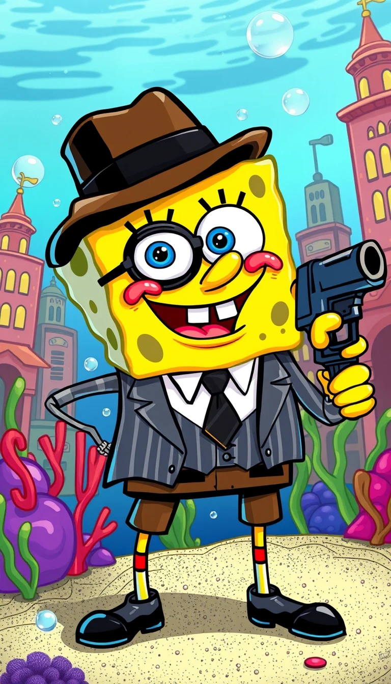🔥 Free Download Gangster Spongebob Wallpaper by @ryanmorales ...