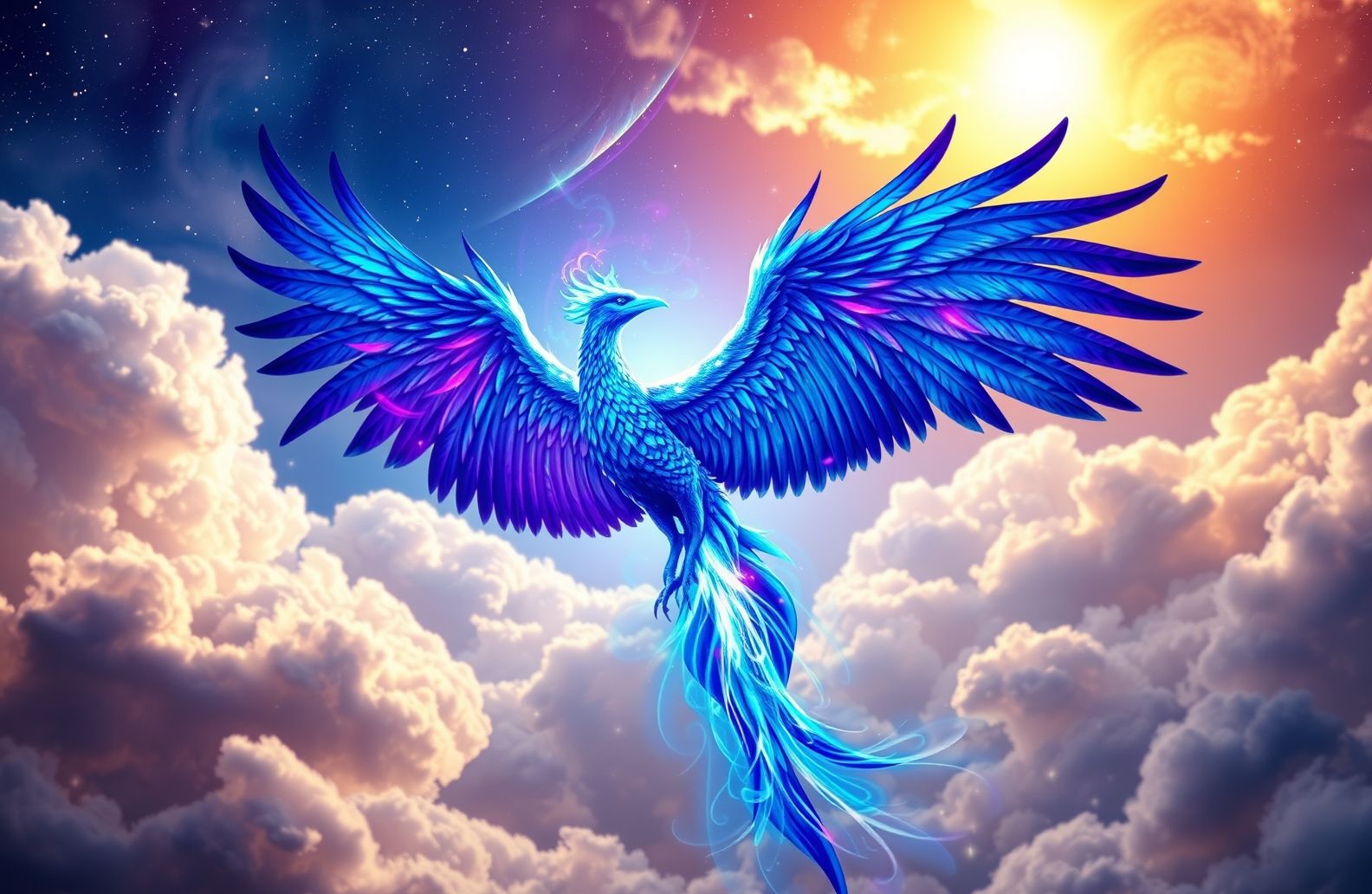 🔥 Free Download Blue Phoenix Bird Wallpaper Image High Quality Pictures ...