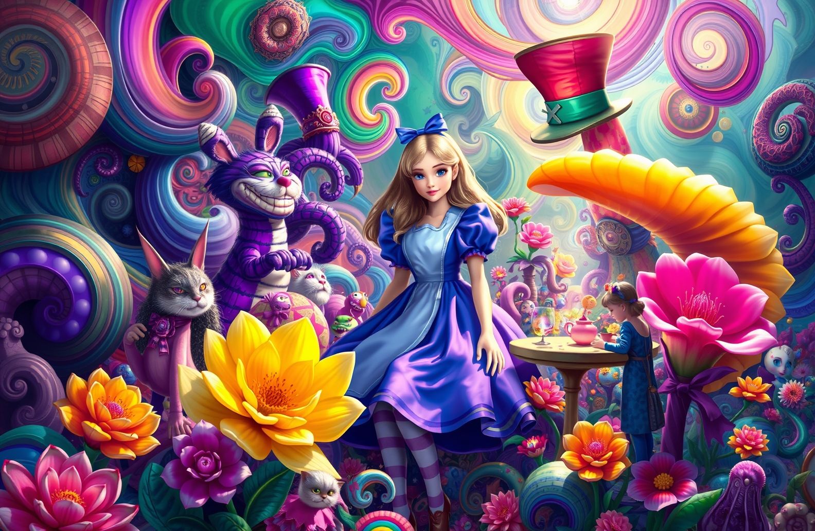 🔥 Free Download Trippy Alice In Wonderland Wallpaper by @lisak76 ...