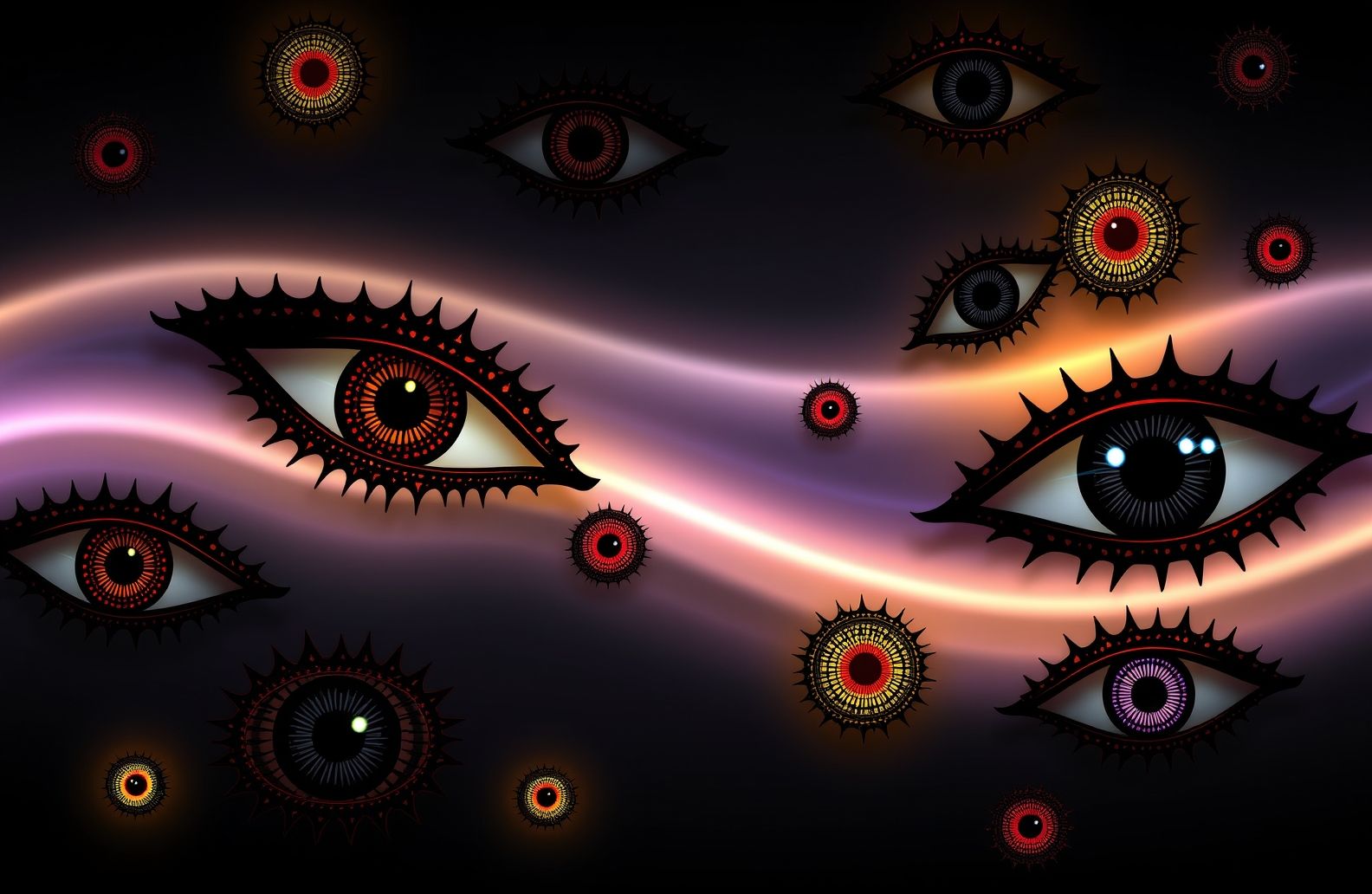 🔥 Free Download Evil Eyes Wallpaper I M Tired In Pain And Angry by ...