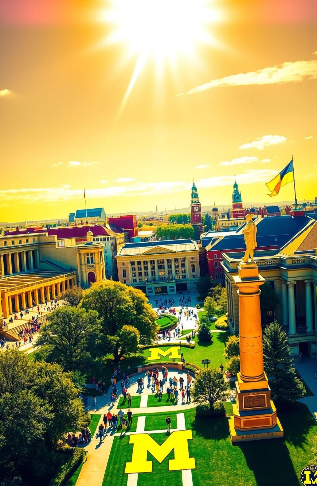 🔥 Free Download University Of Michigan Screensaver Wallpaper by ...