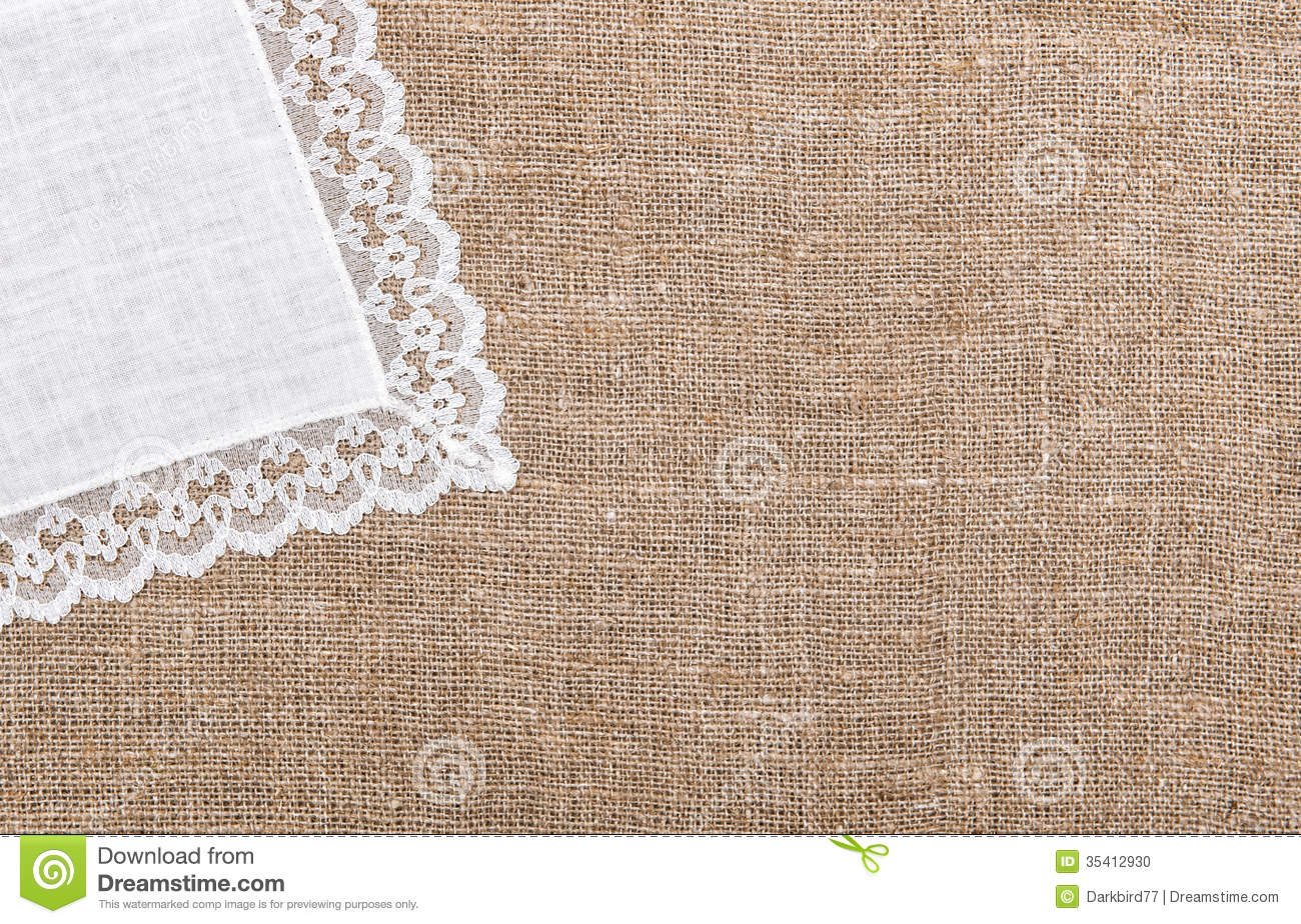 Using Burlap As Wallpaper