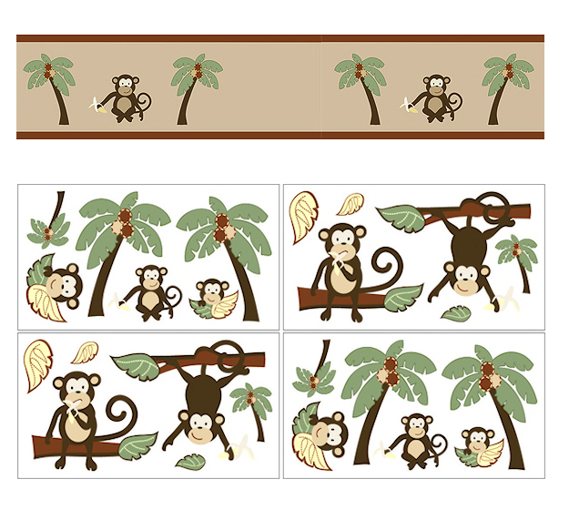 Monkey Borders For Invitations