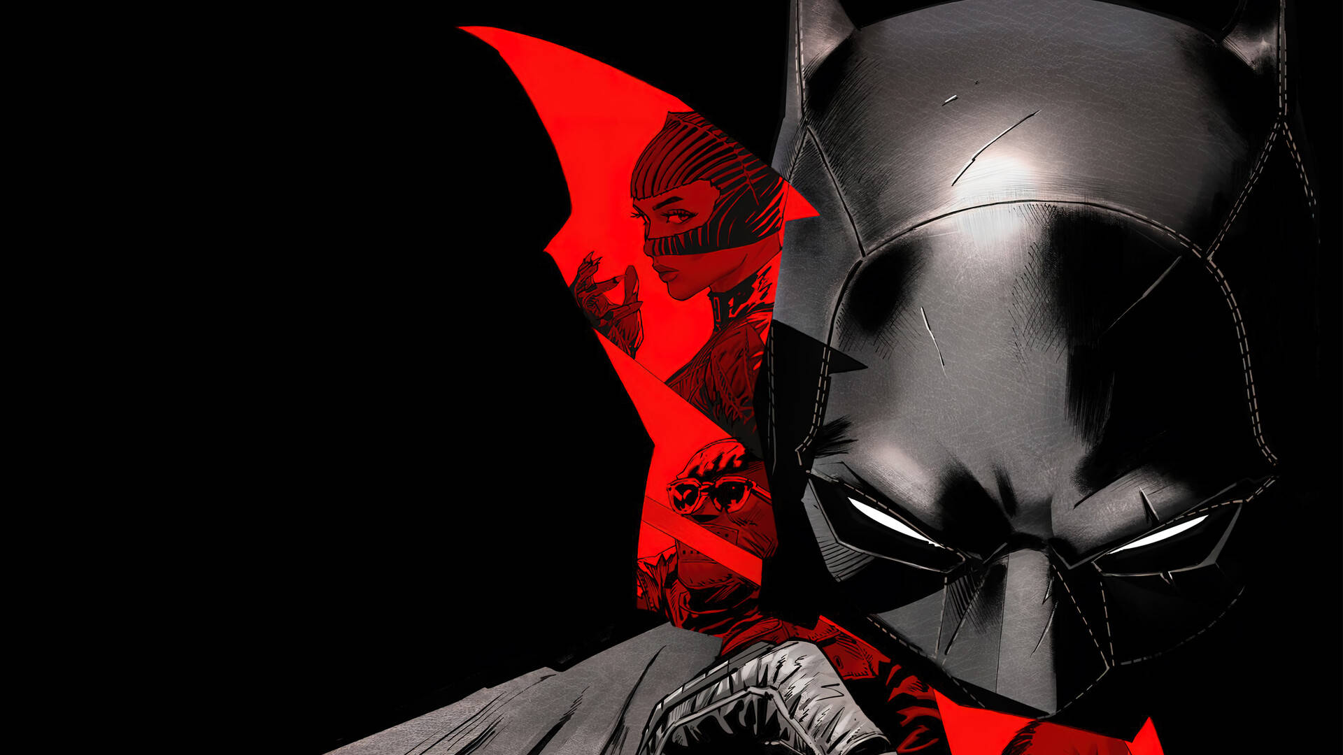 🔥 Free Download The Batman Red And Black Wallpaper by @alexgriffith ...